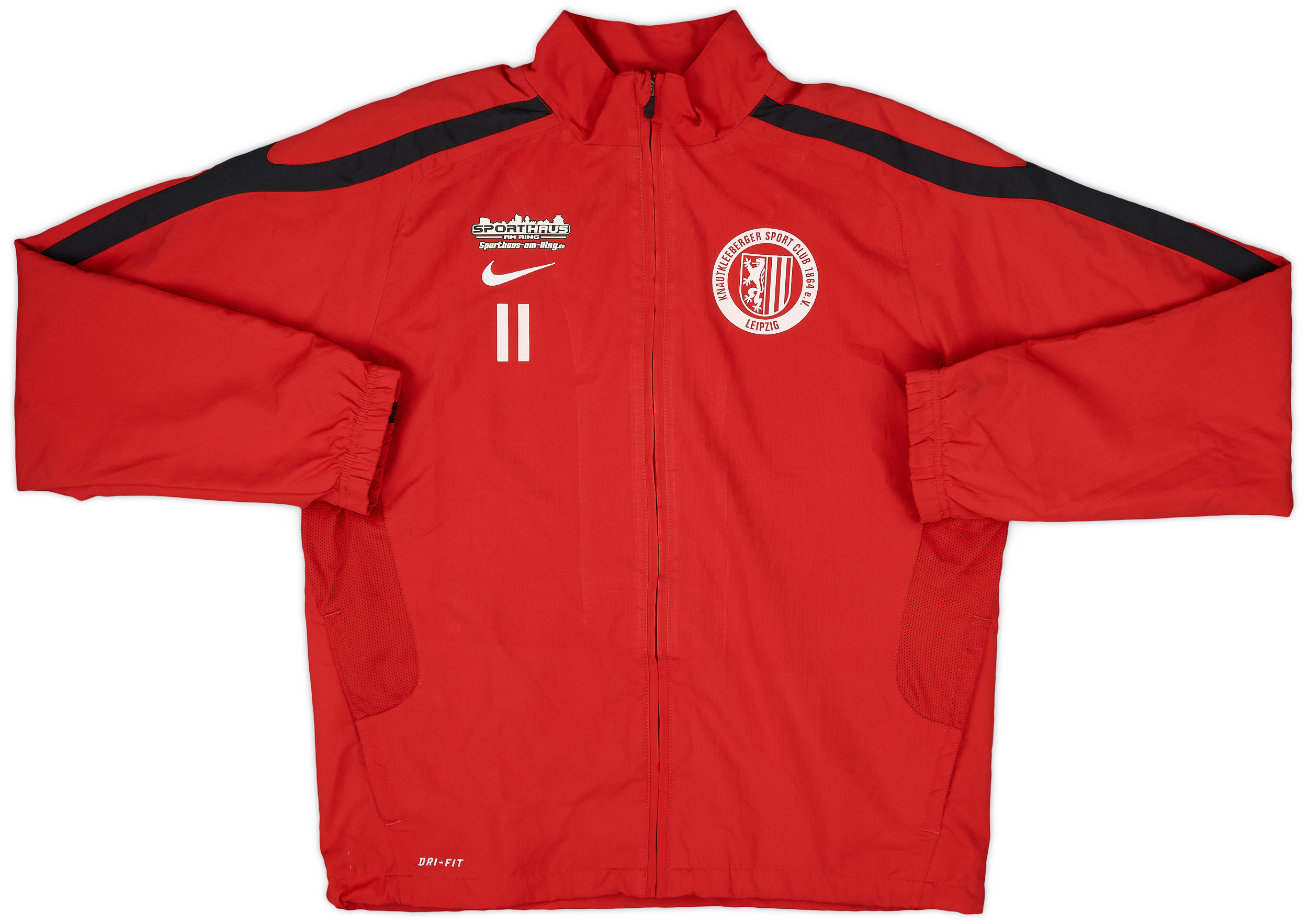 2011-12 KSC 1864 Leipzig Player Issue Nike Track Jacket #11 - 7/10 - (L)