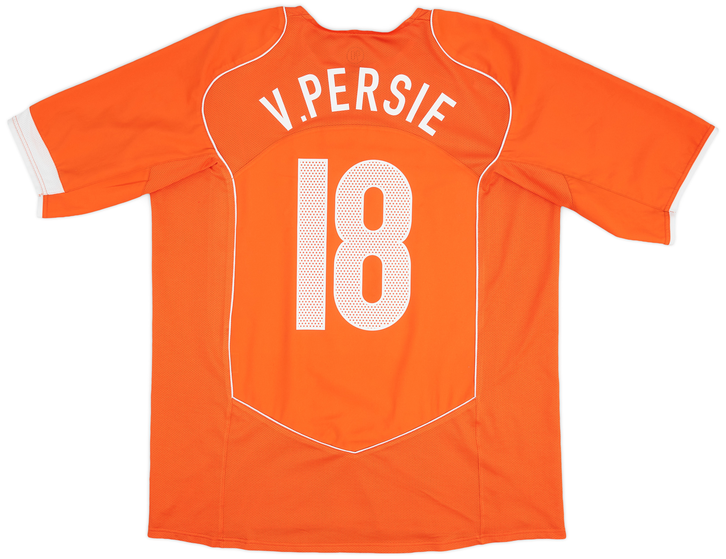 2004-06 Netherlands Home Shirt V.Persie #18 - 9/10 - (XL)
