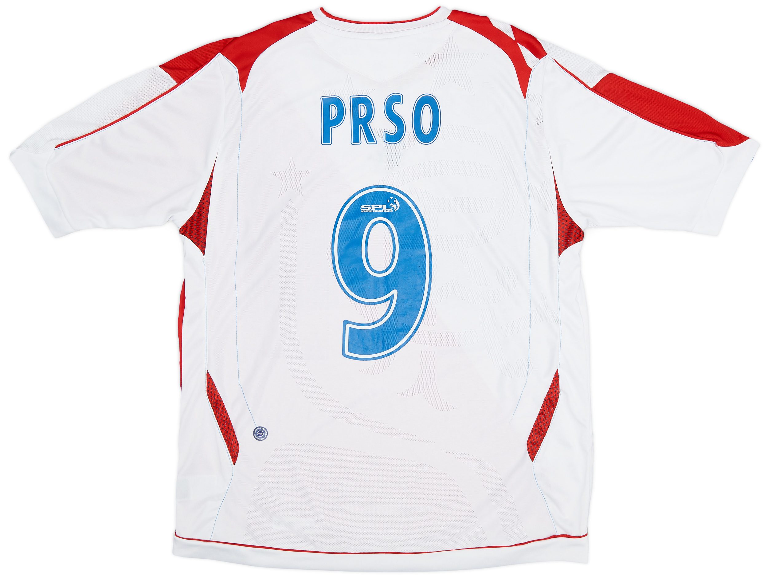 2006-07 Rangers Away Shirt Prso #9 - 8/10 - (L)