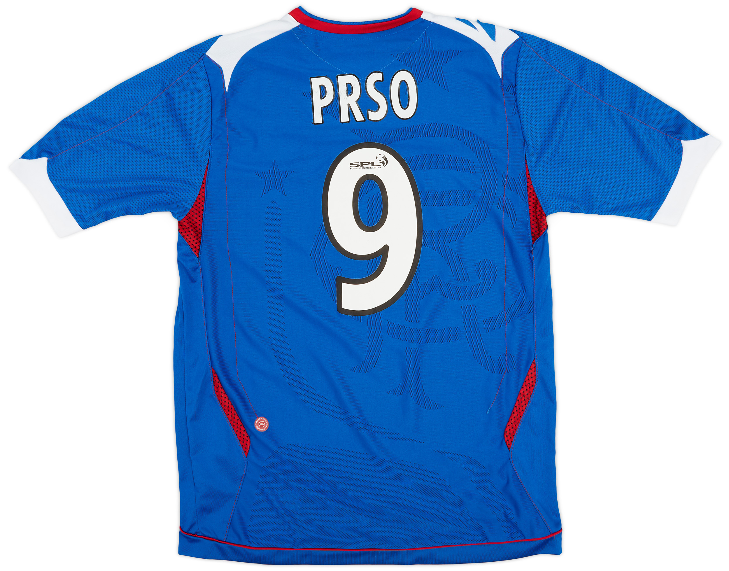 2006-07 Rangers Home Shirt Prso #9 - 7/10 - (M)