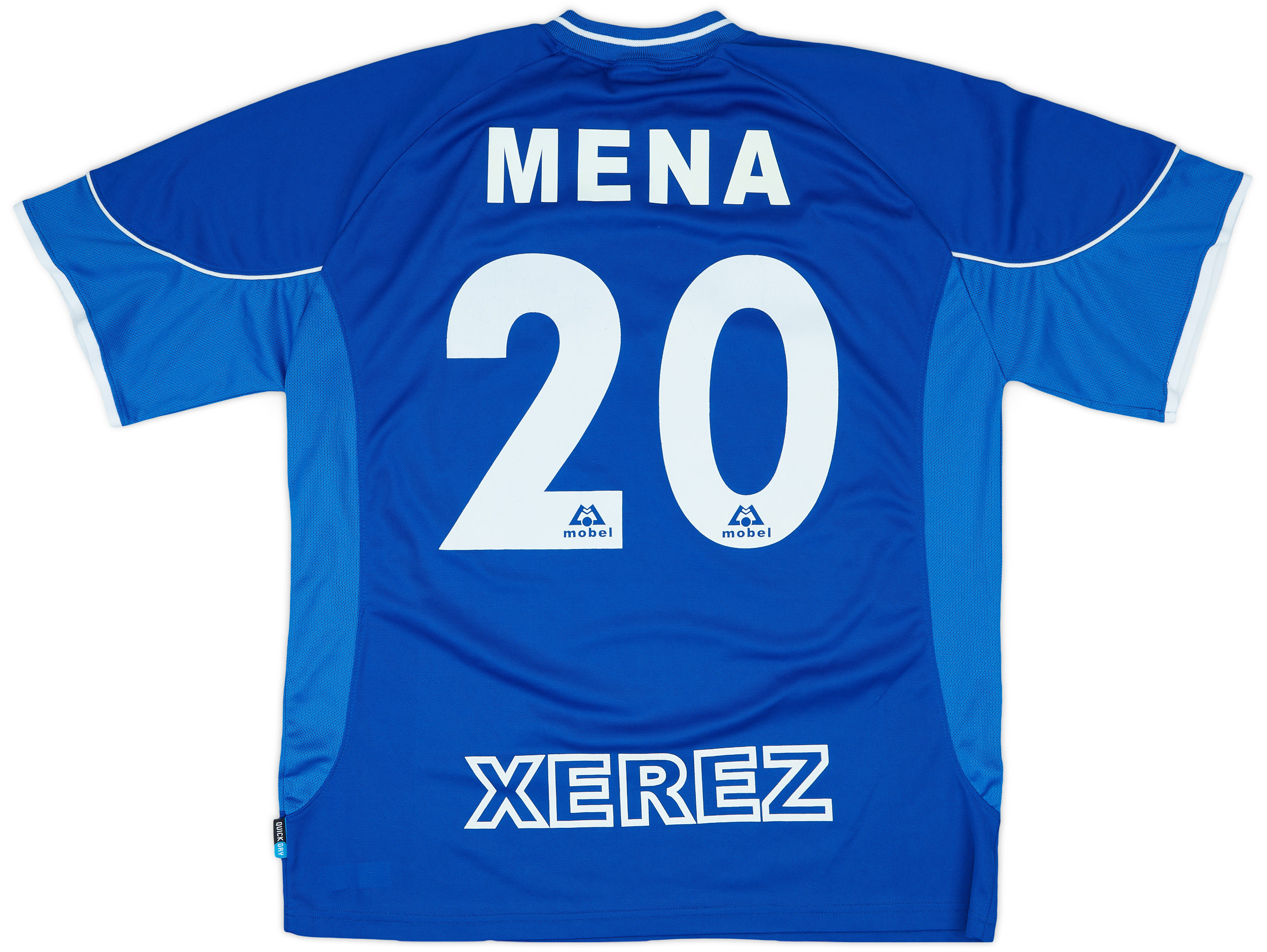 2002-03 CD Xerez Home Shirt Mena #20 - 8/10 - (XL)
