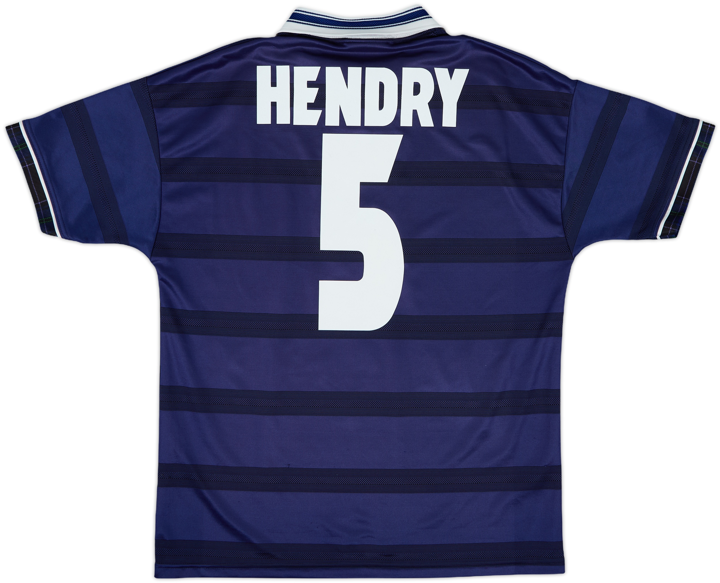 1998-00 Scotland Home Shirt Hendry #5 - 9/10 - (M)