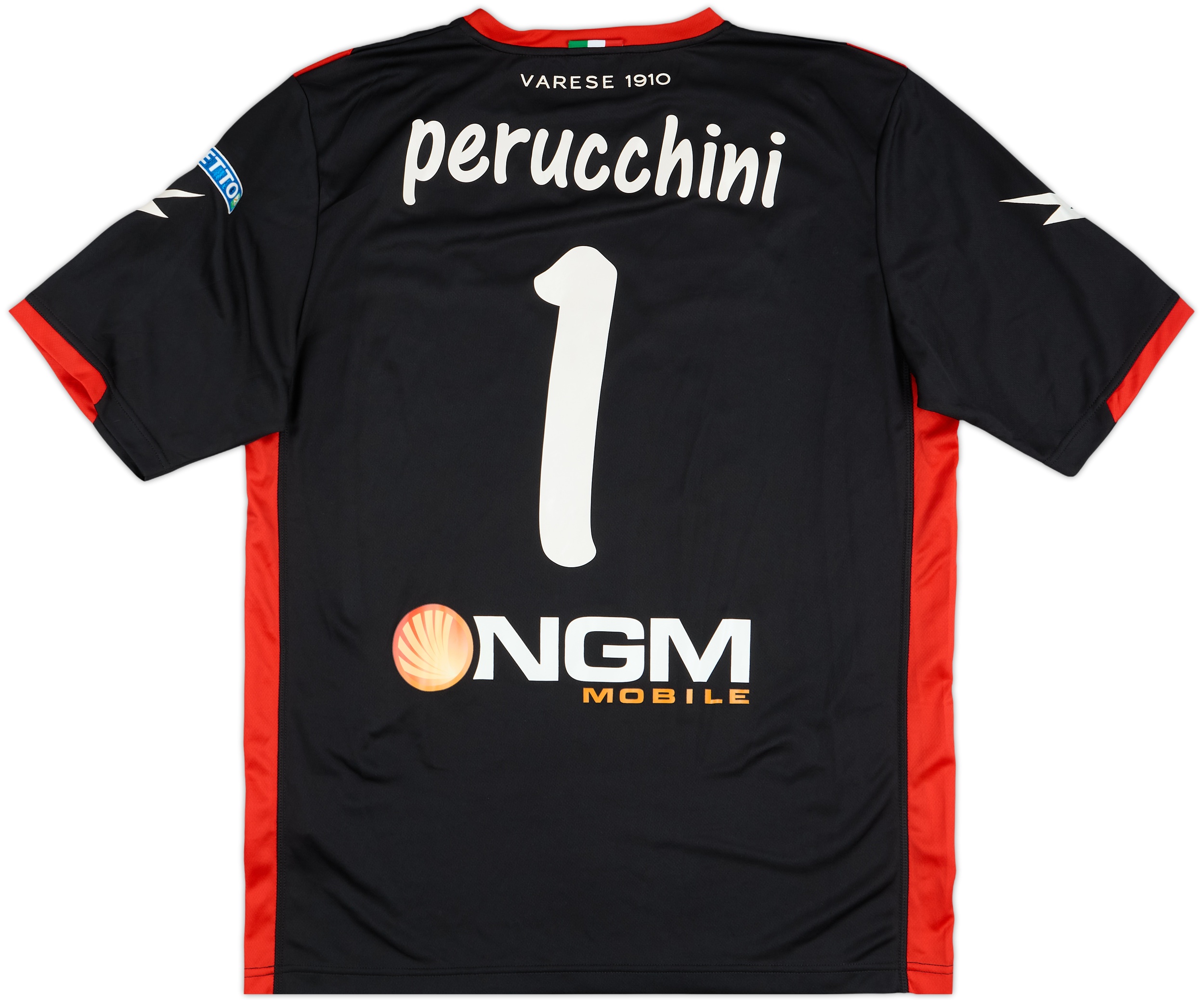 2014-15 Varese Match Issue Third/GK S/S Shirt Perucchini #1