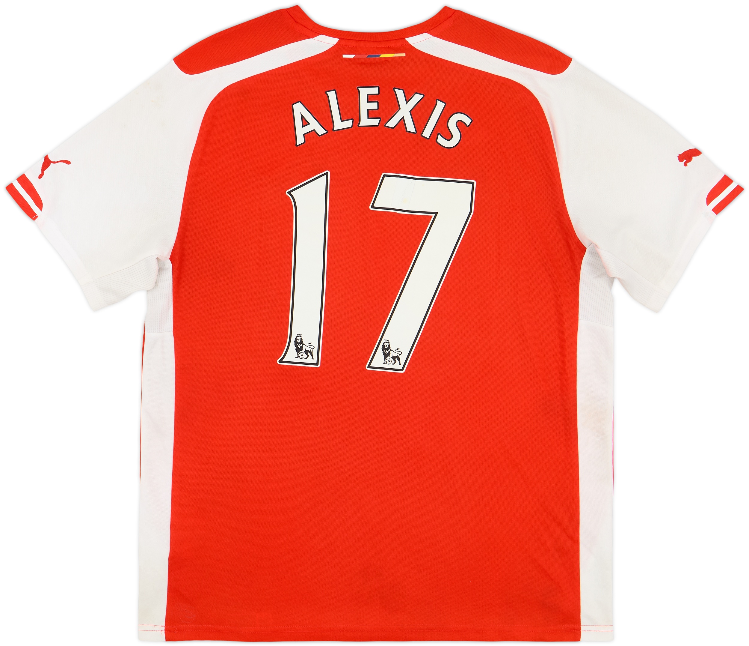 2014-15 Arsenal Home Shirt Alexis #17 - 4/10 - (L)