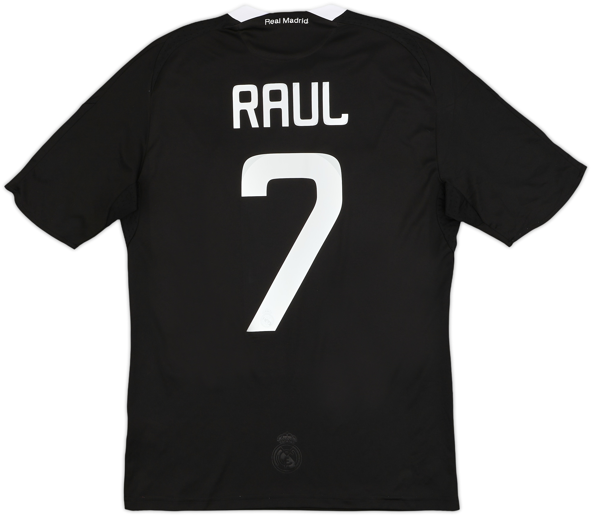 2008-09 Real Madrid CL Third Shirt Raul #7 - 9/10 - (S)