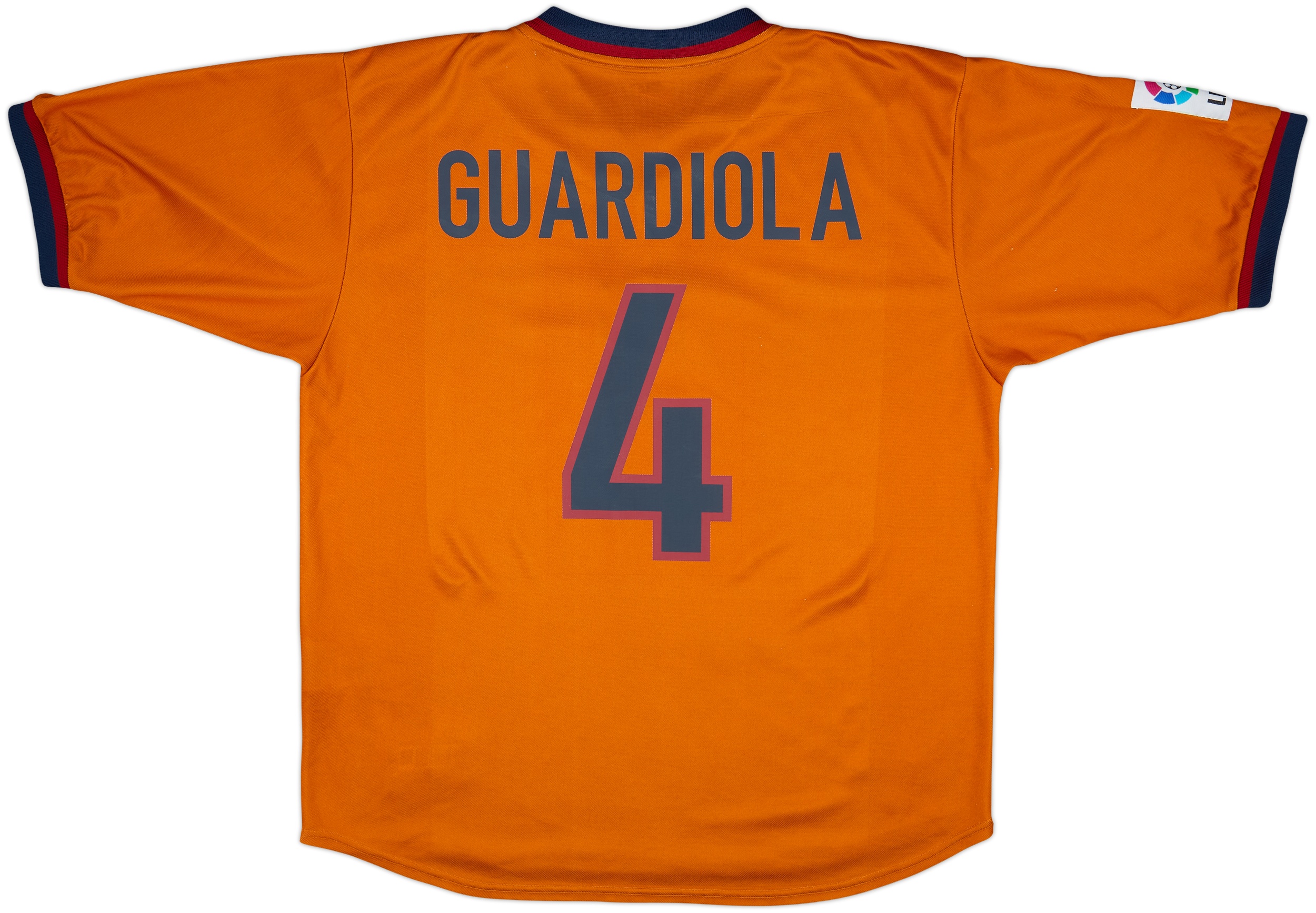 1998-00 Barcelona Third Shirt Guardiola #4 - 9/10 - (XL)