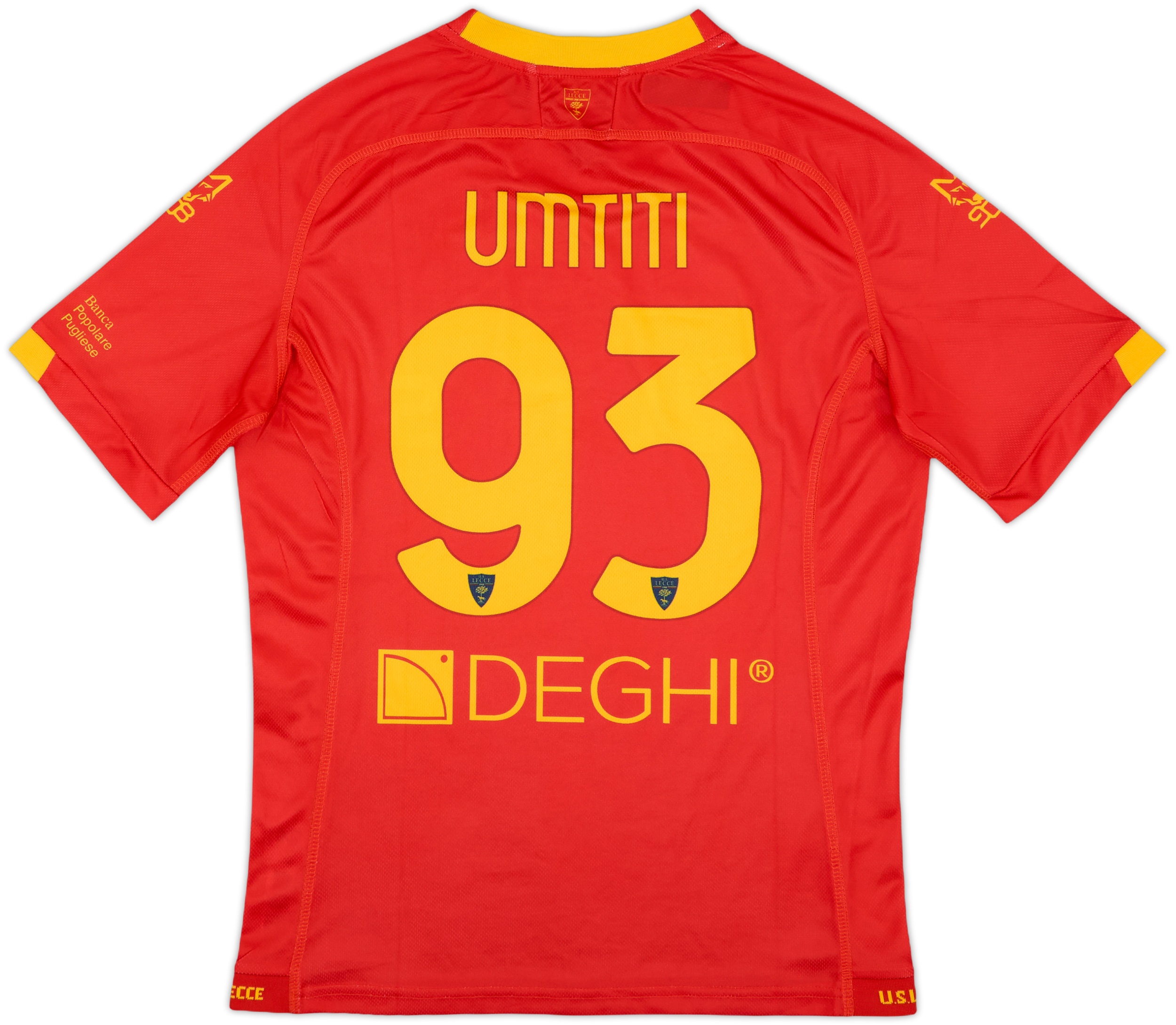 2022-23 Lecce Third Shirt Umtiti #93 - 10/10 - (S)
