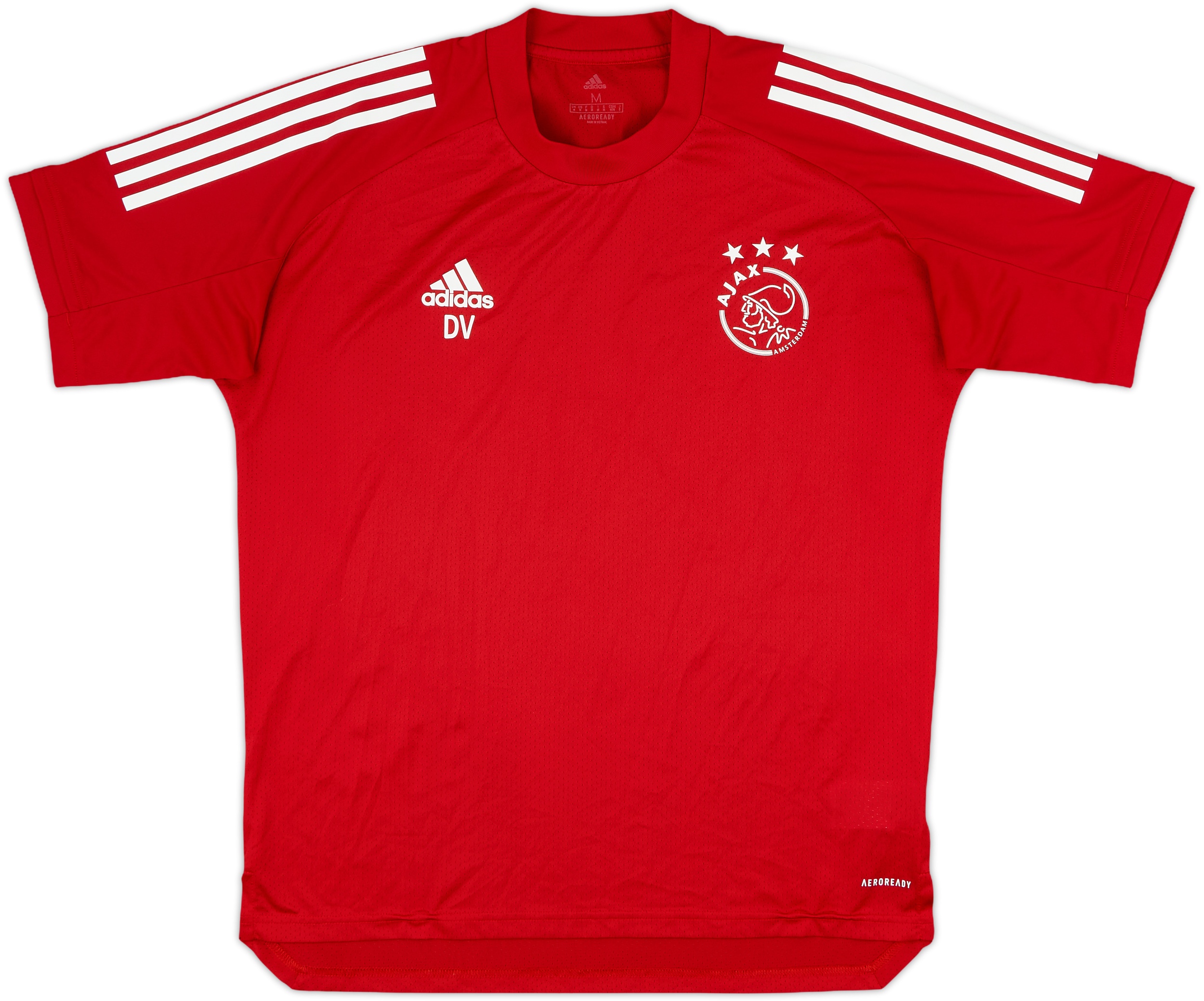 2019-20 Ajax Staff Issue adidas Training Shirt DV - 9/10 - (M)