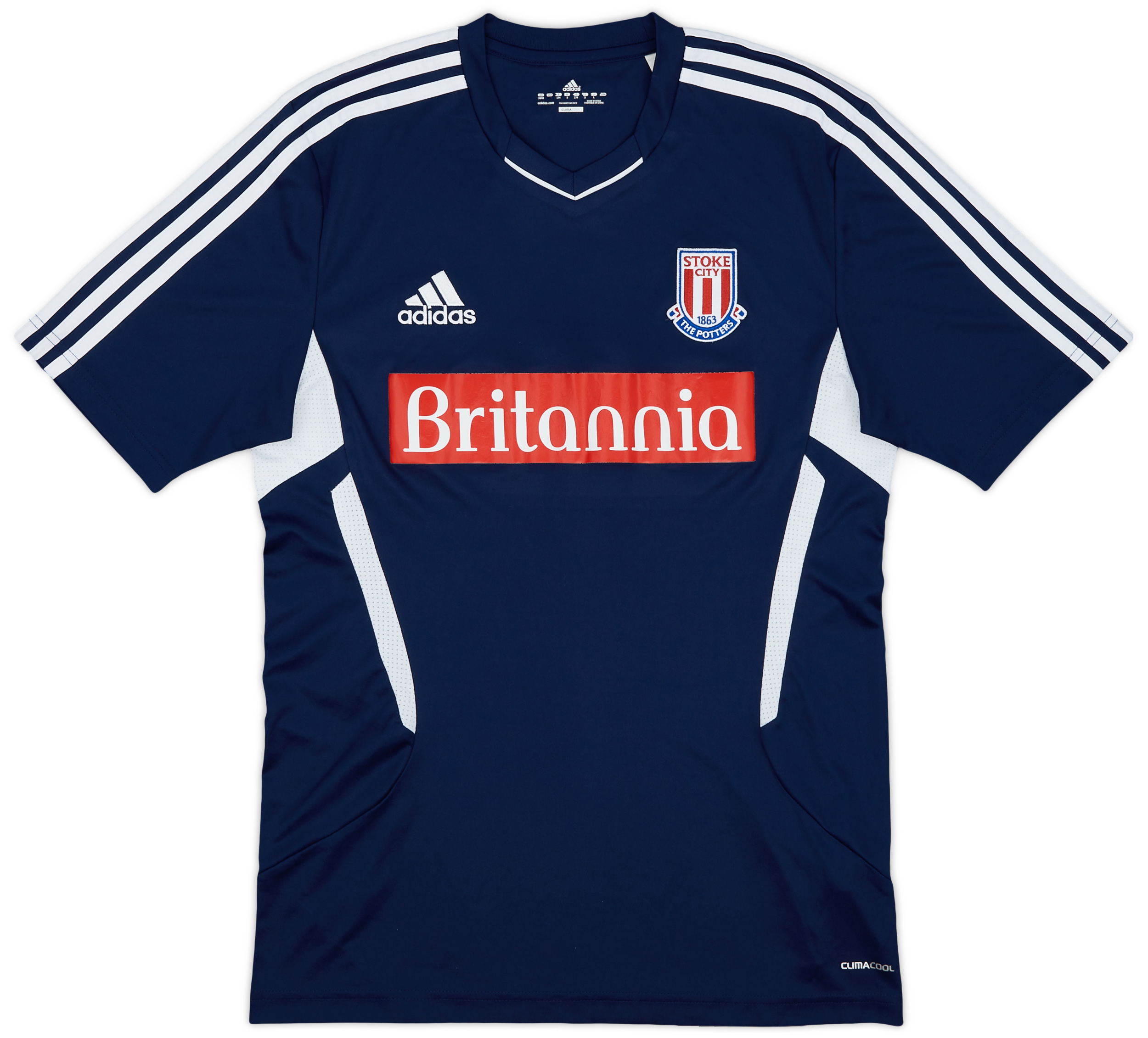 2011-12 Stoke adidas Training Shirt - 8/10 - (M)