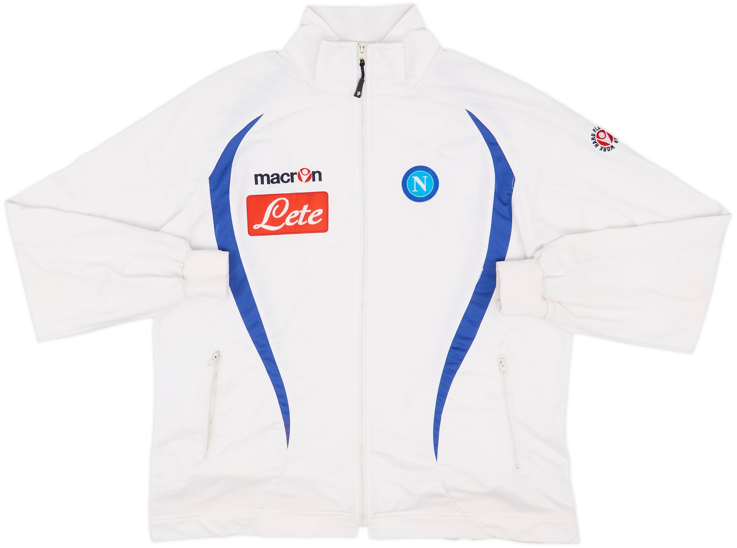 2009-10 Napoli Macron Track Jacket - 8/10 - (XL)