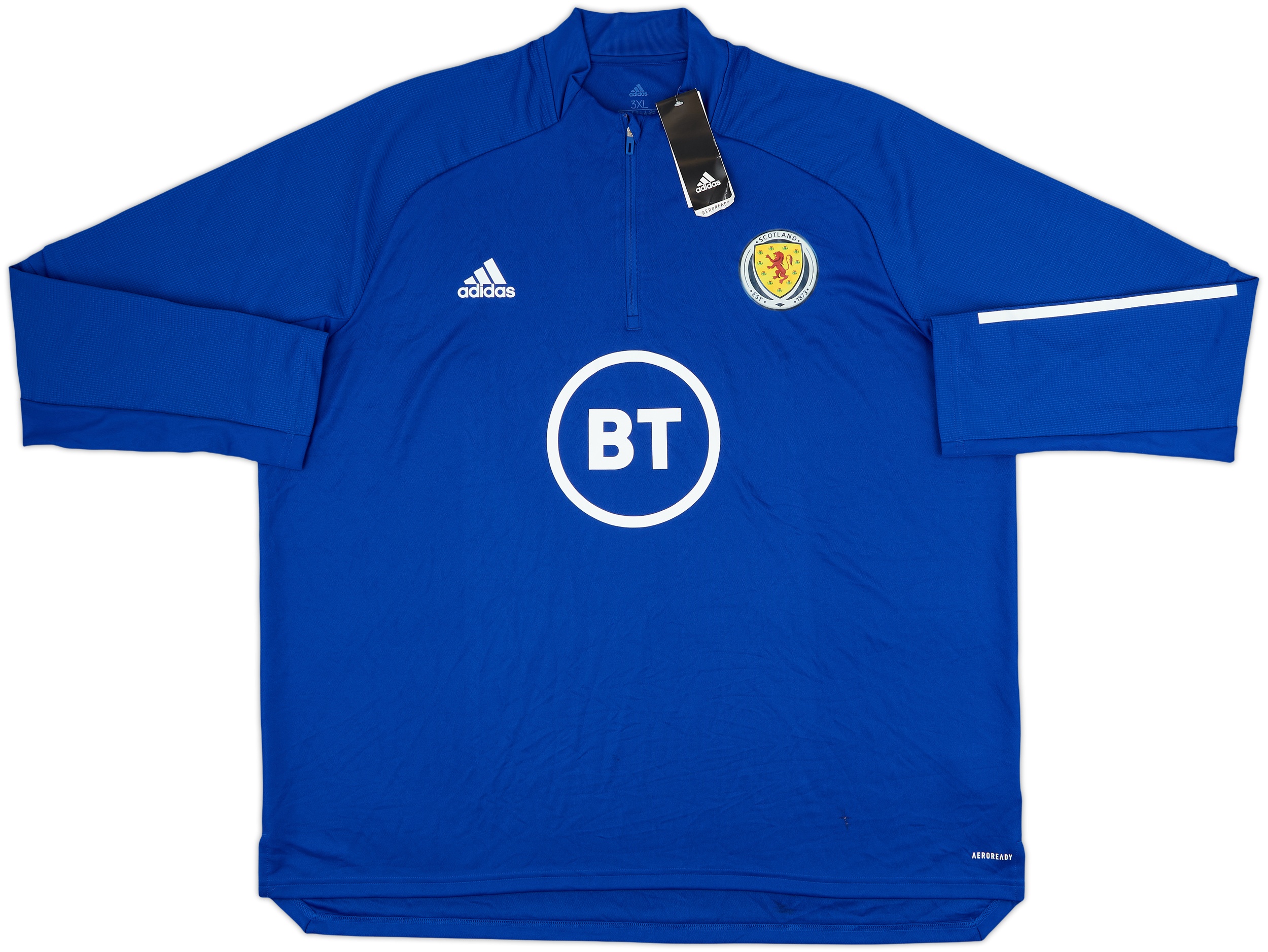 2020-21 Scotland adidas 1/4 Zip Drill Top (3XL)