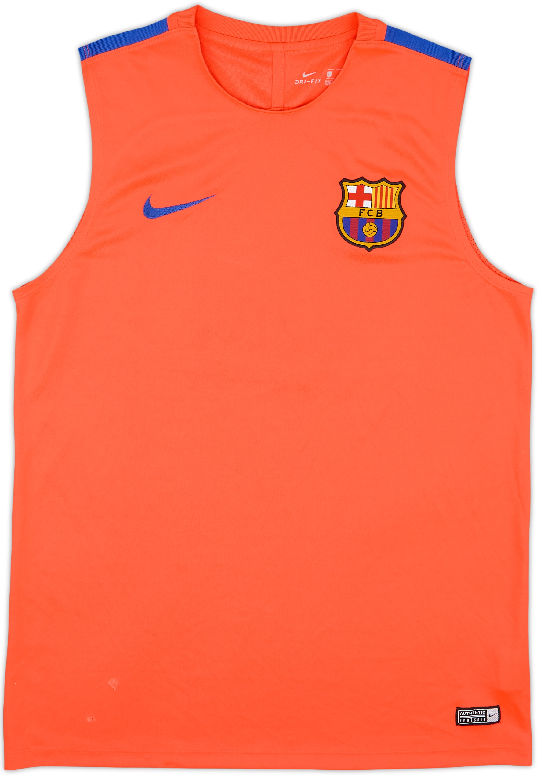 2016-17 Barcelona Nike Training Vest - 7/10 - (L)