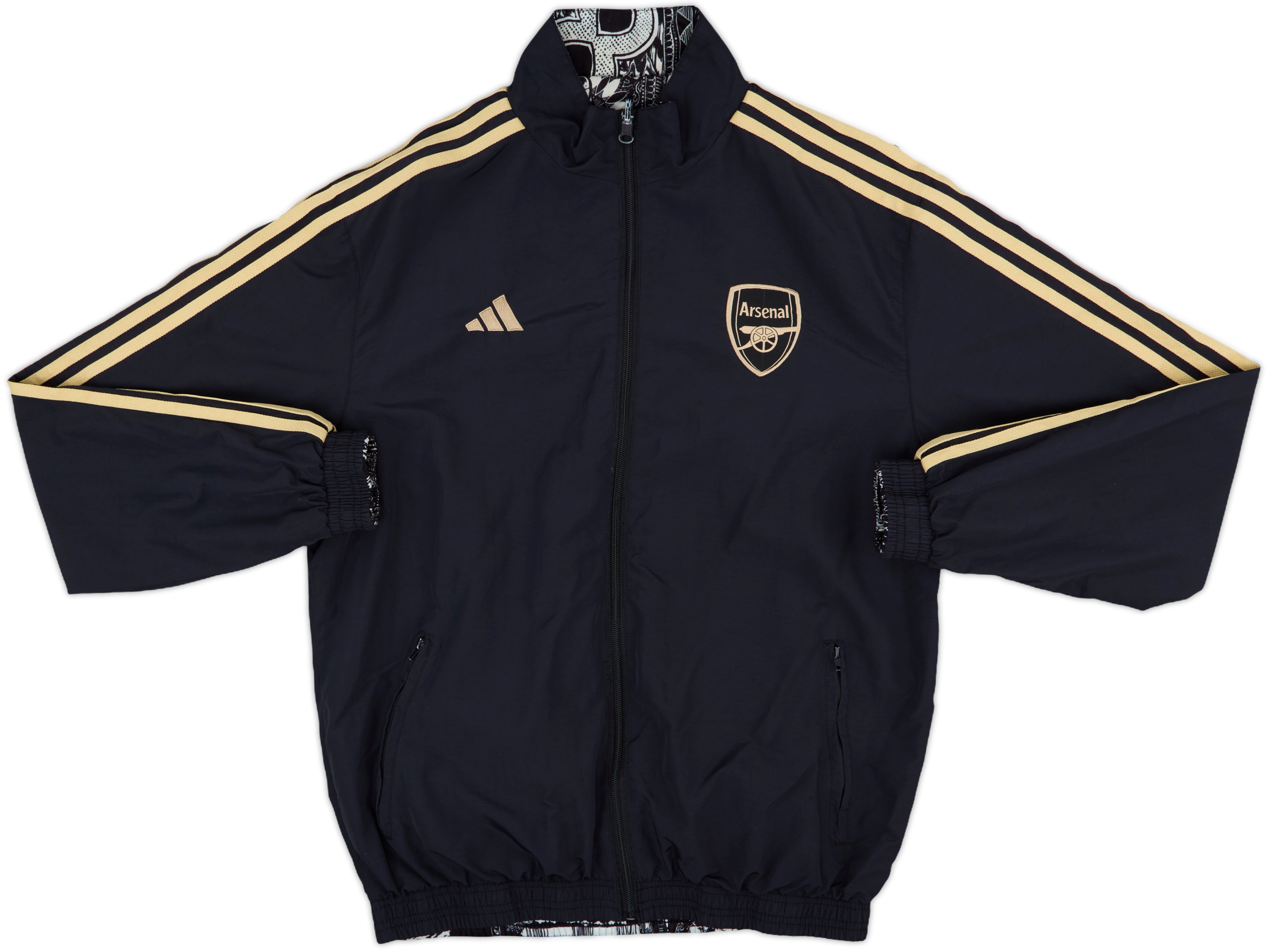 2023-24 Arsenal adidas x Ian Wright Reversible Track Jacket - 8/10 - (M)