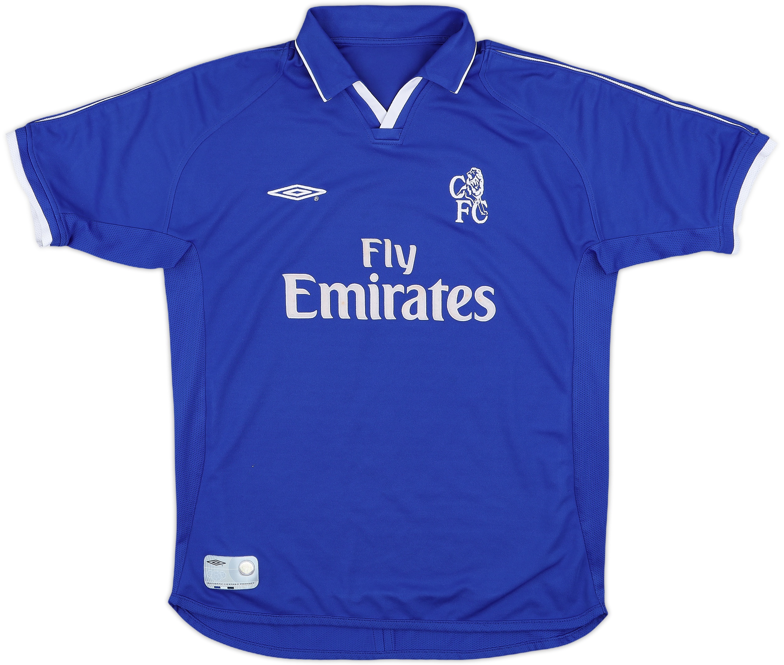 2001-03 Chelsea Home Shirt - 8/10 - (L.Boys)