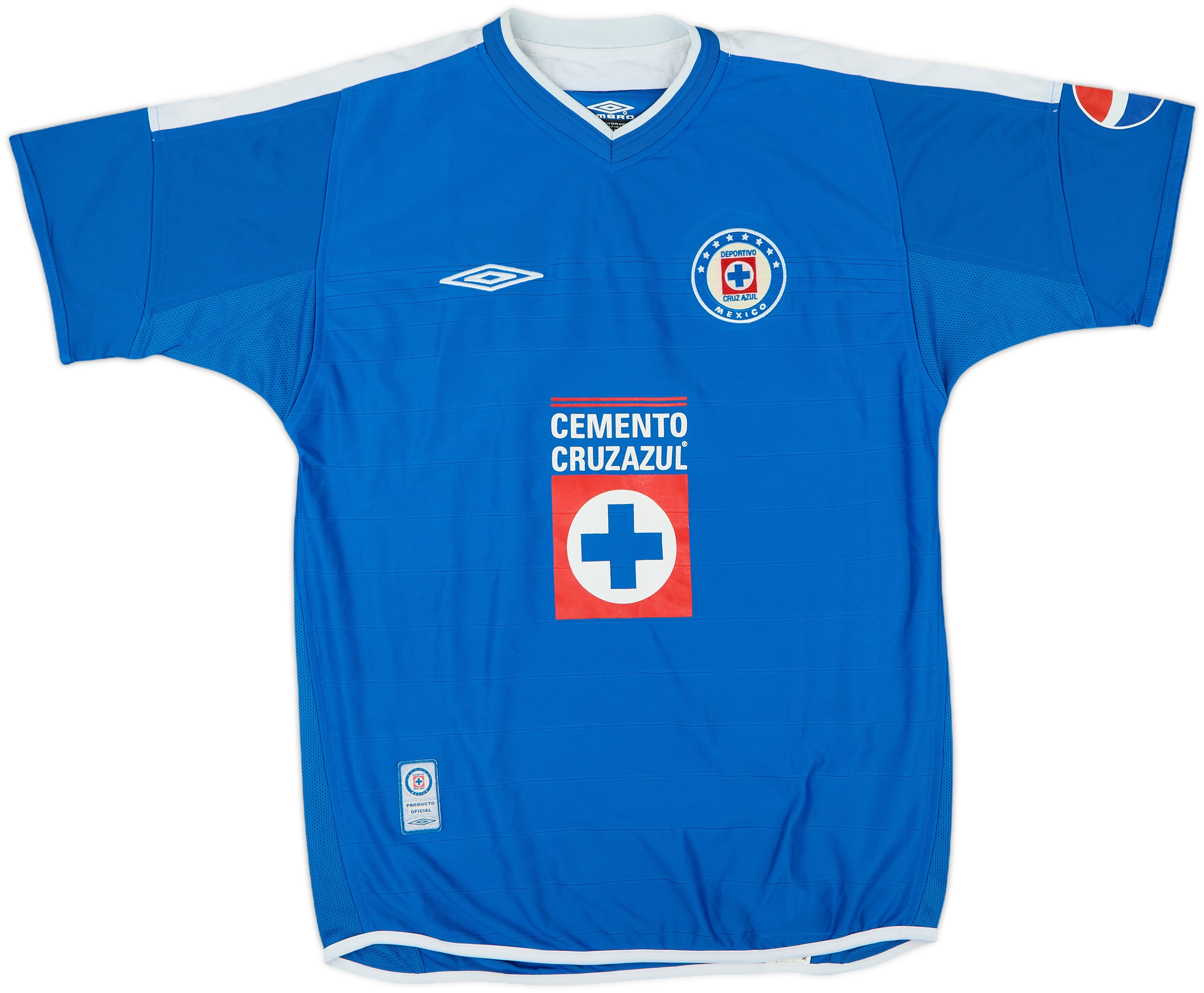 2003-04 Cruz Azul Home Shirt - 8/10 - (M)