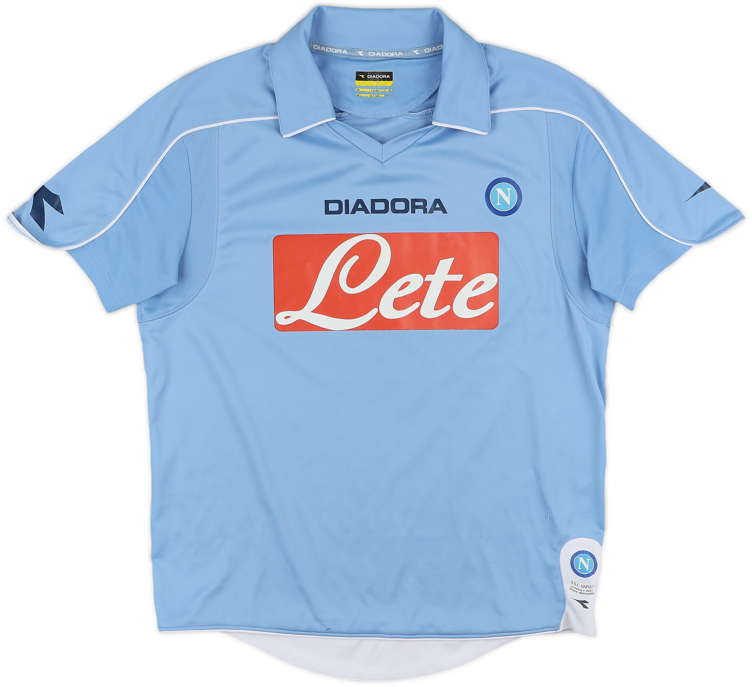 2008-09 Napoli Basic Home Shirt - 8/10 - (XS)