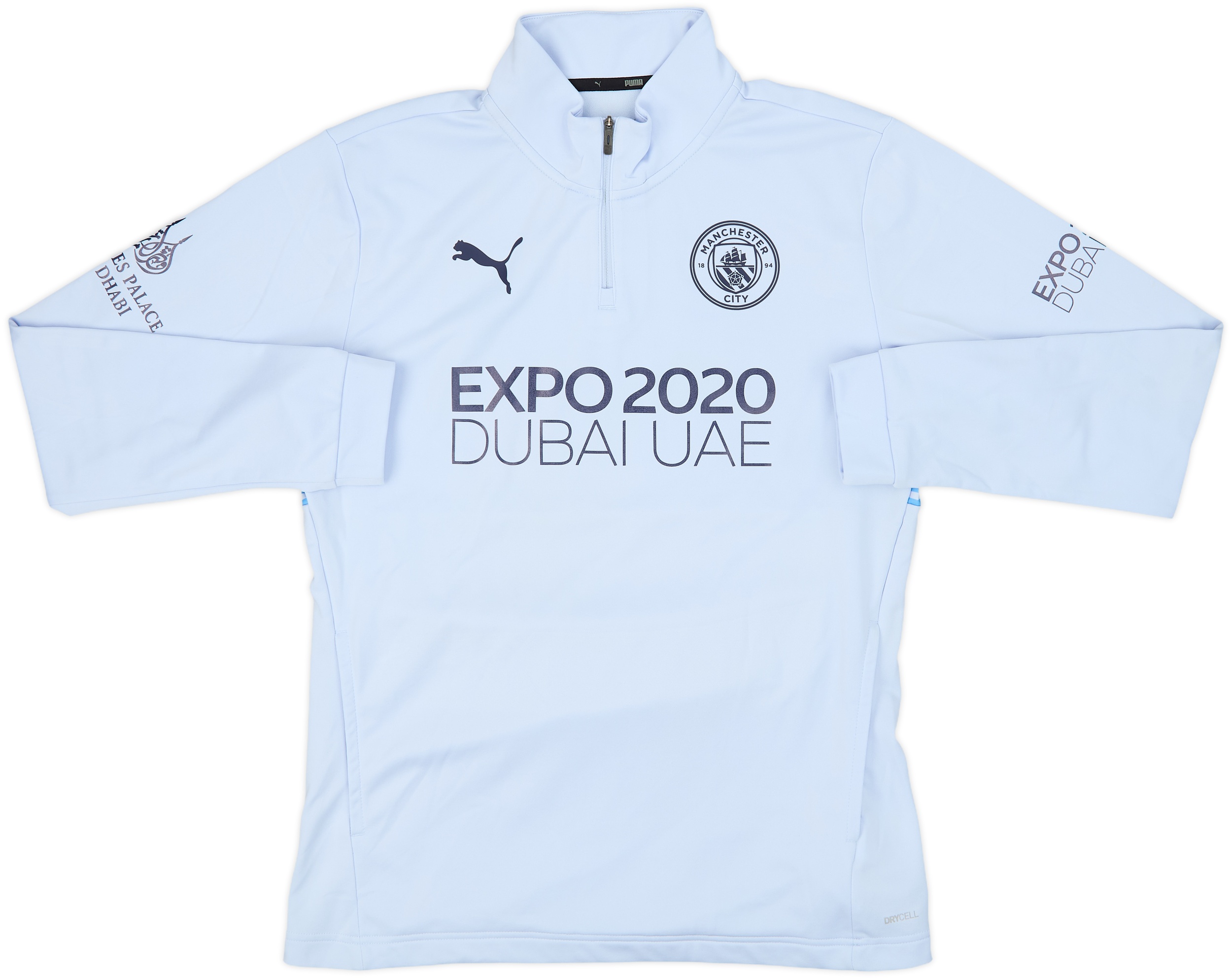 2021-22 Manchester City Faze Clan x Puma 1/4 Zip Drill Top - 9/10 - (M)