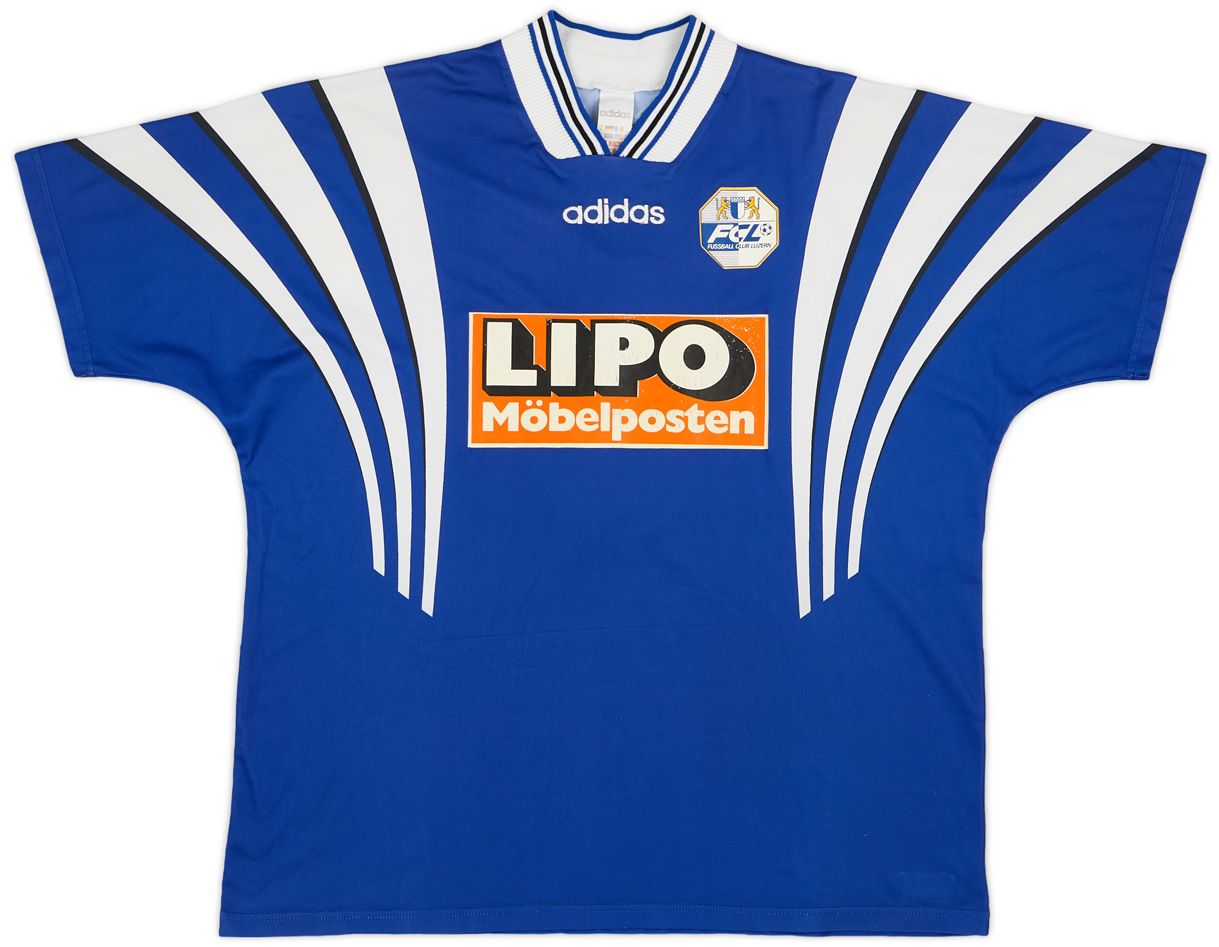 1996-97 Luzern Home Shirt #9 - 7/10 - (XL)