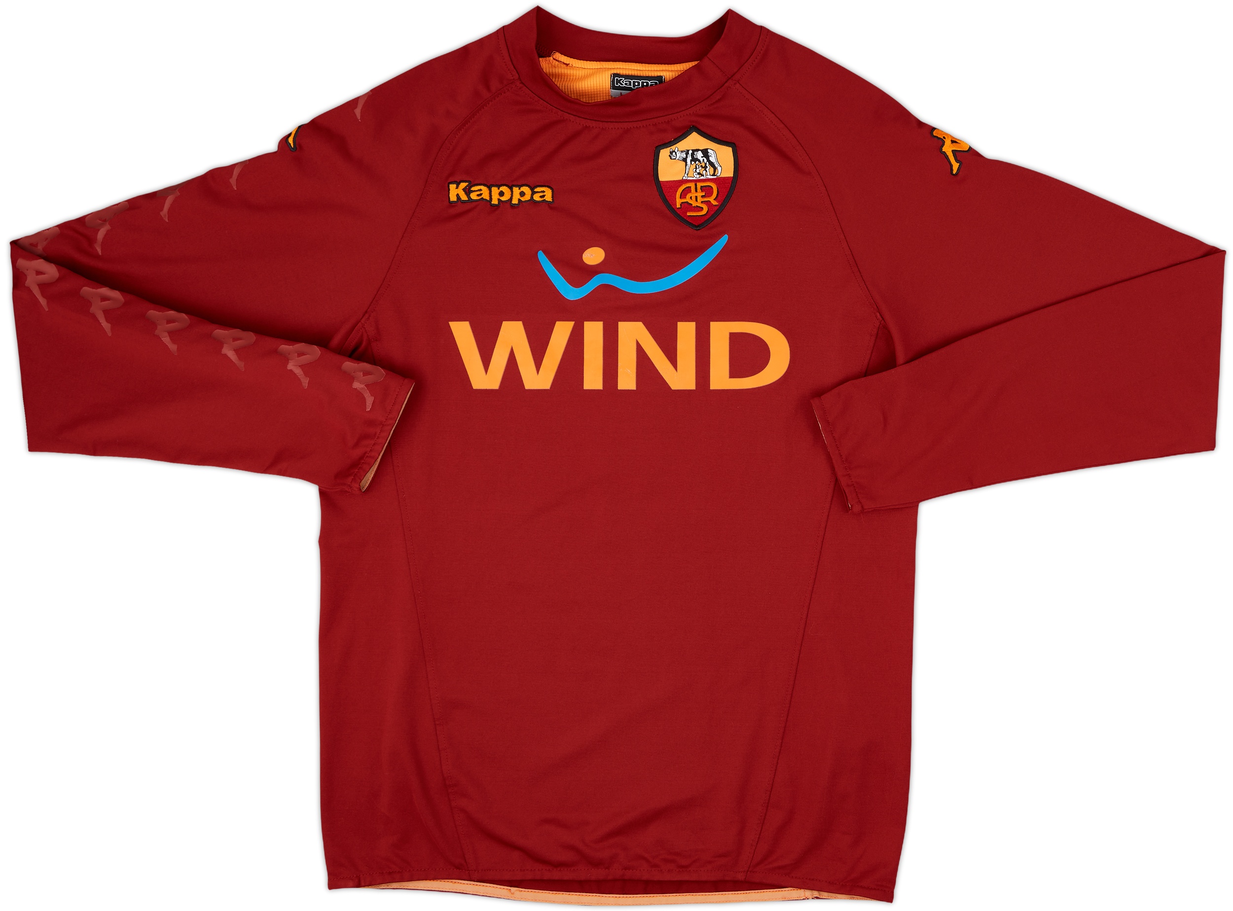 2010-11 Roma Kappa Training L/S Shirt - 8/10 - (L)