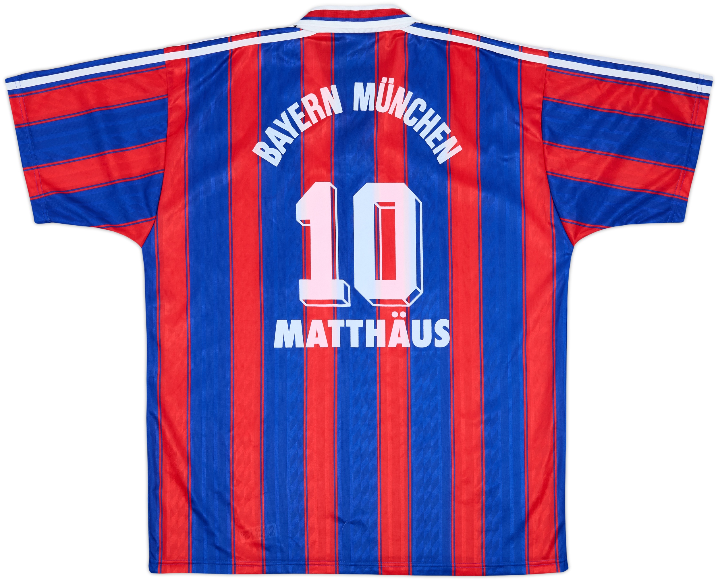 1995-97 Bayern Munich Home Shirt Matthaus #10 - 9/10 - (XL)