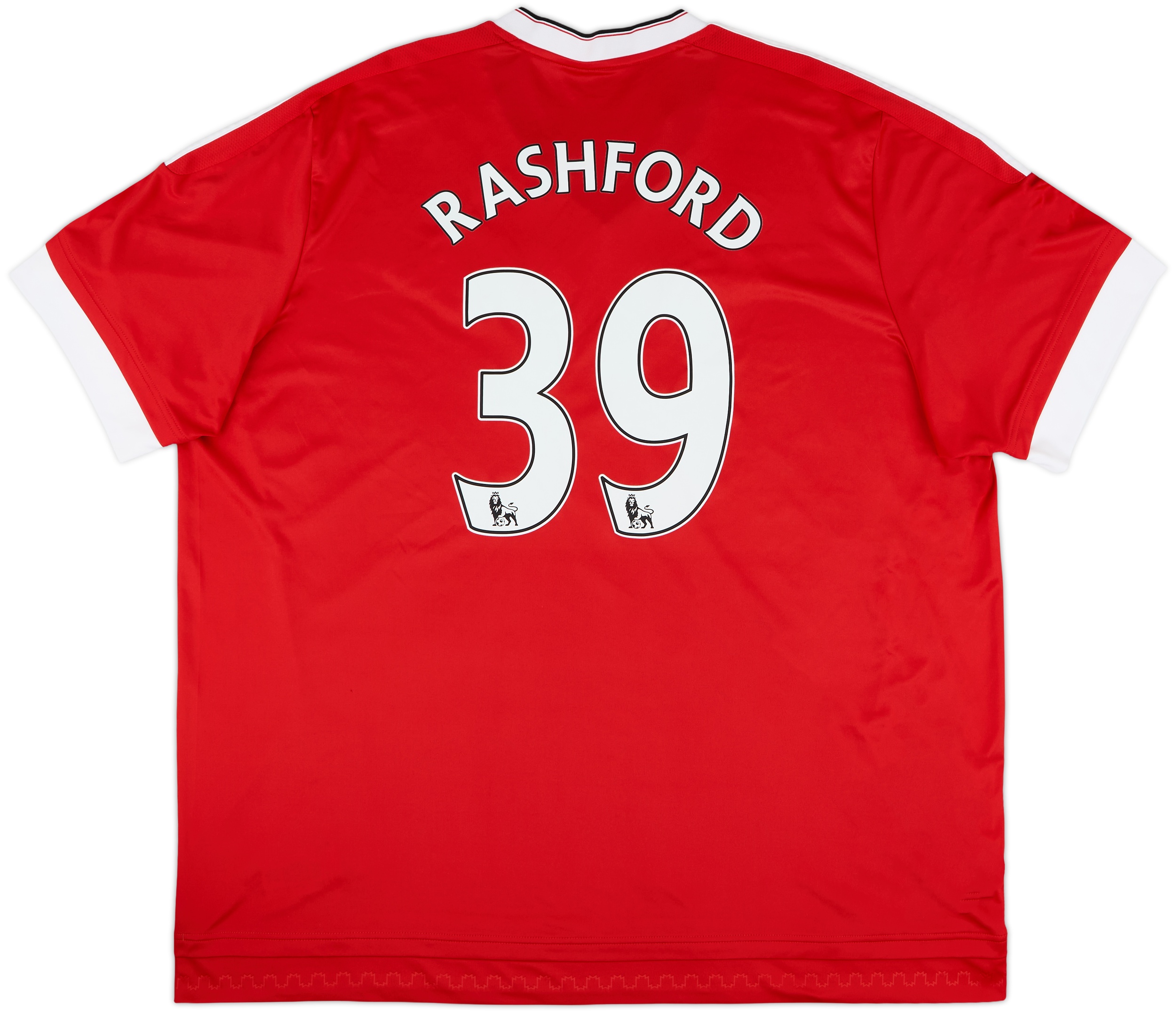 2015-16 Manchester United Home Shirt Rashford #39 - 9/10 - (3XL)