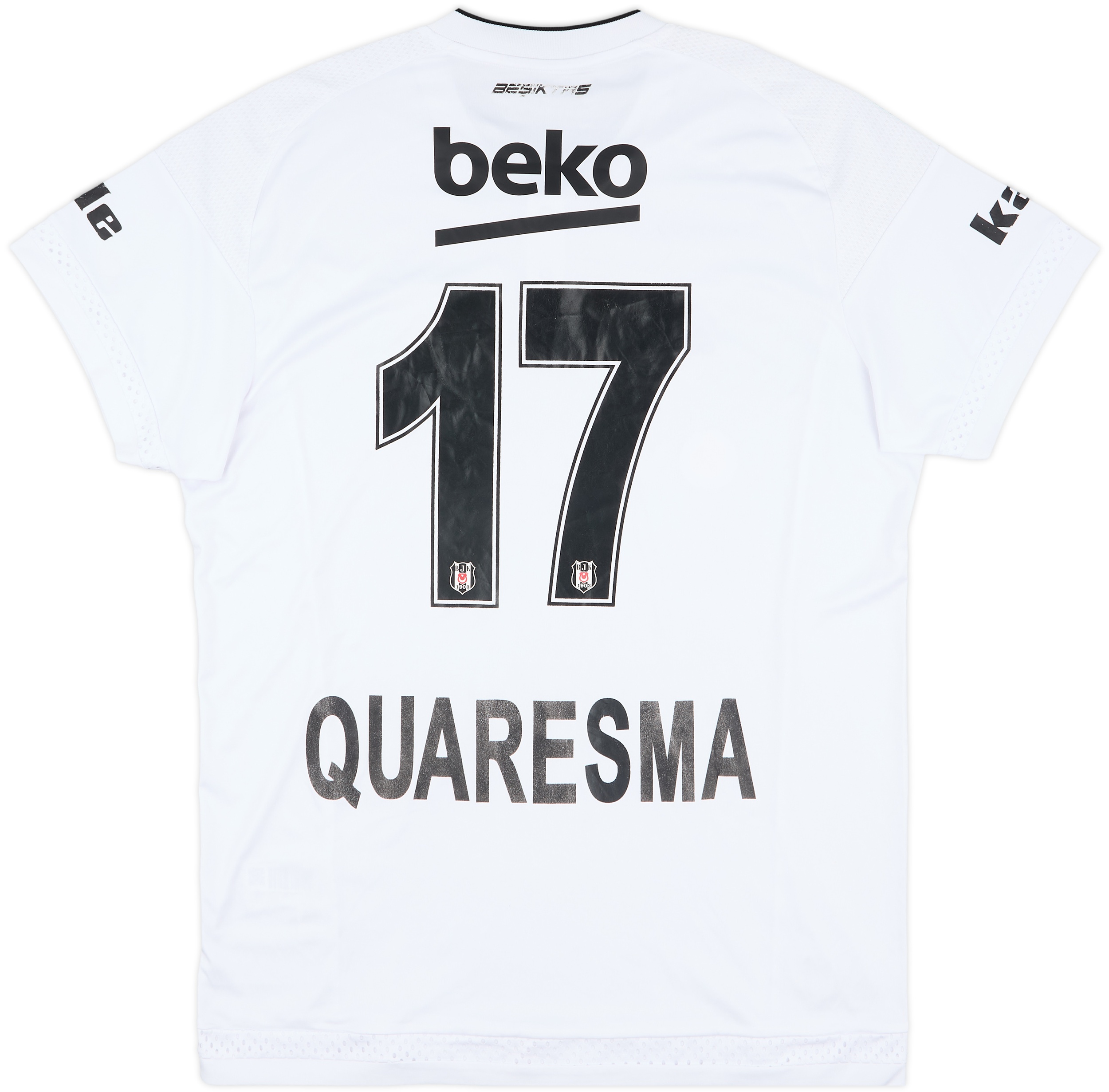 2015-16 Besiktas Home Shirt Quaresma #17 - 6/10 - (XL)