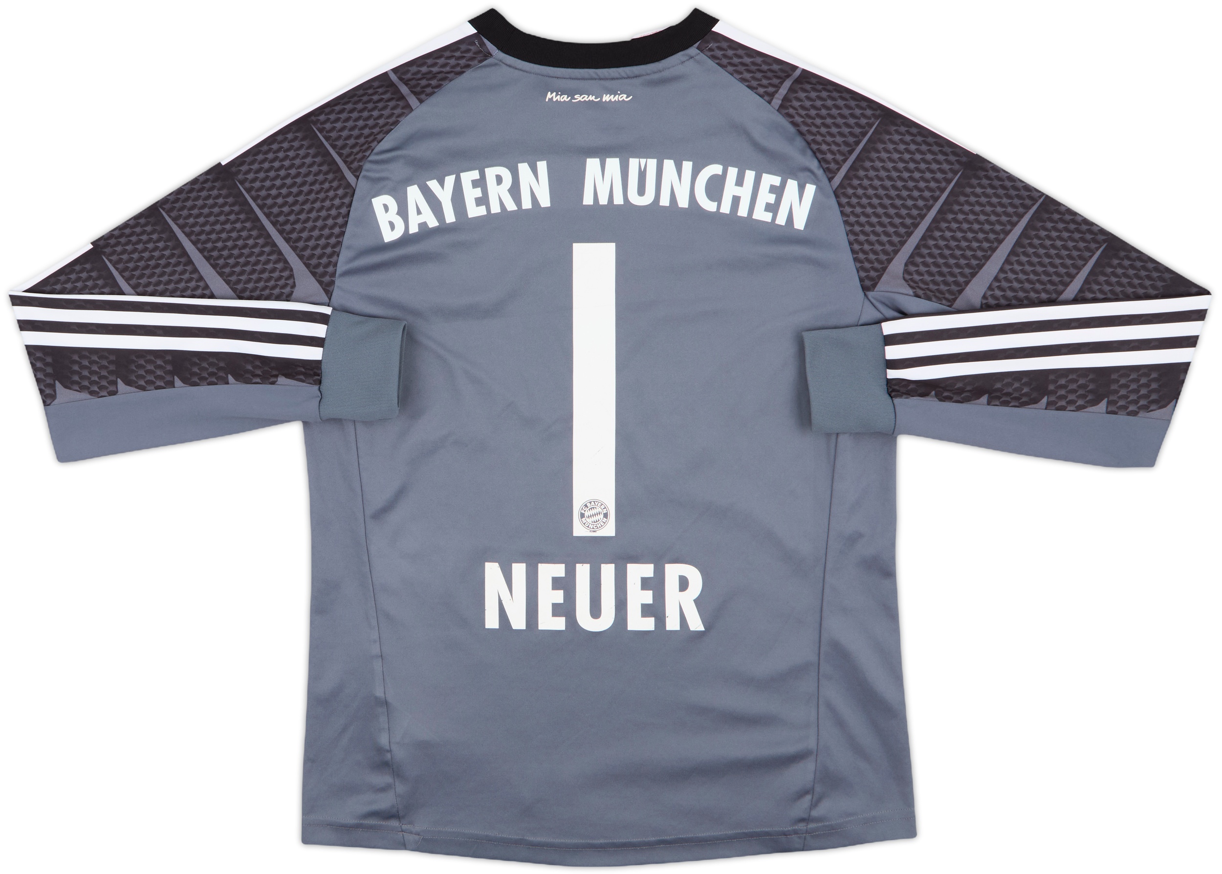 2014-15 Bayern Munich GK Shirt Neuer #1 - 6/10 - (L.Boys)