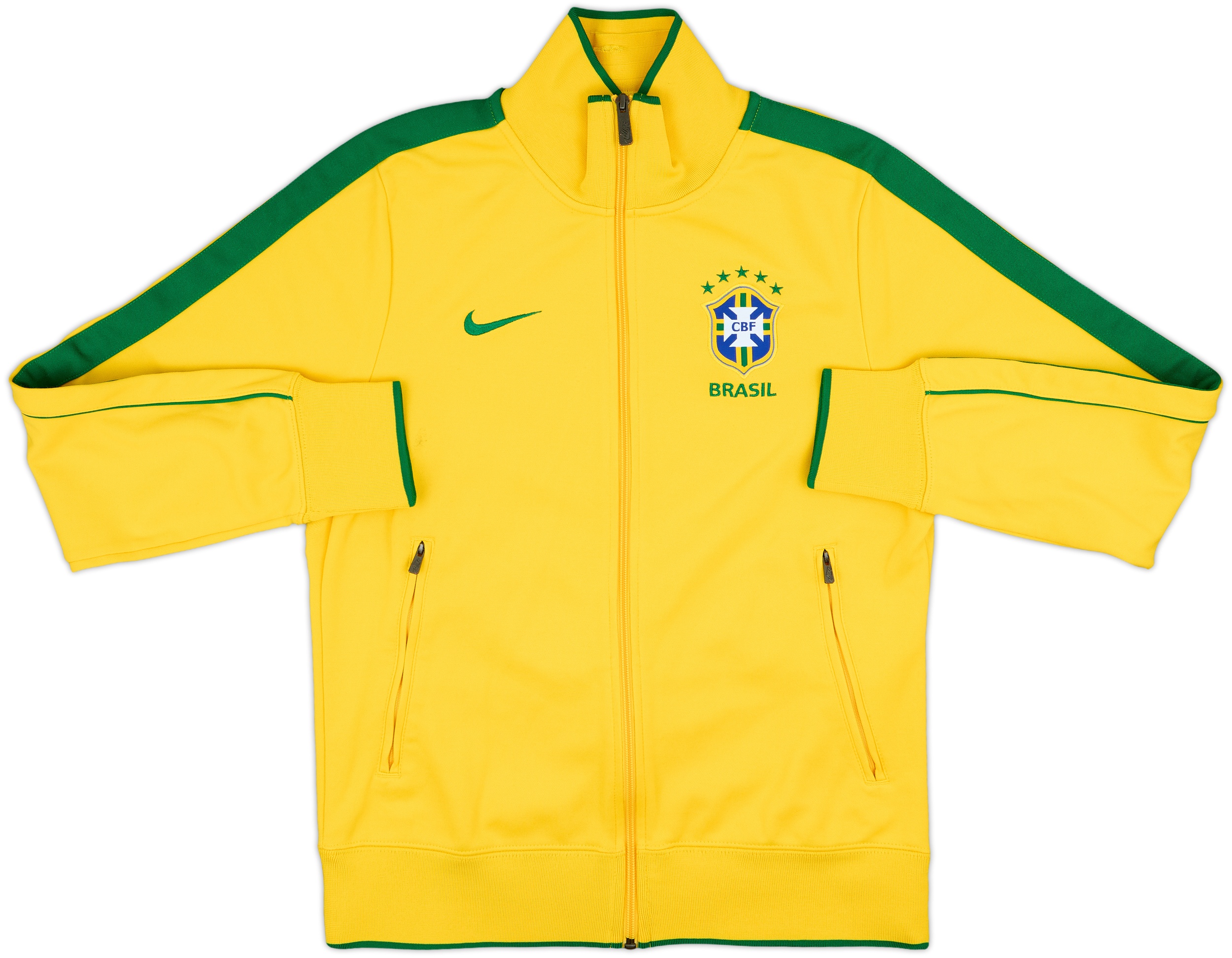 2011-12 Brazil Nike Track Jacket - 7/10 - (S)