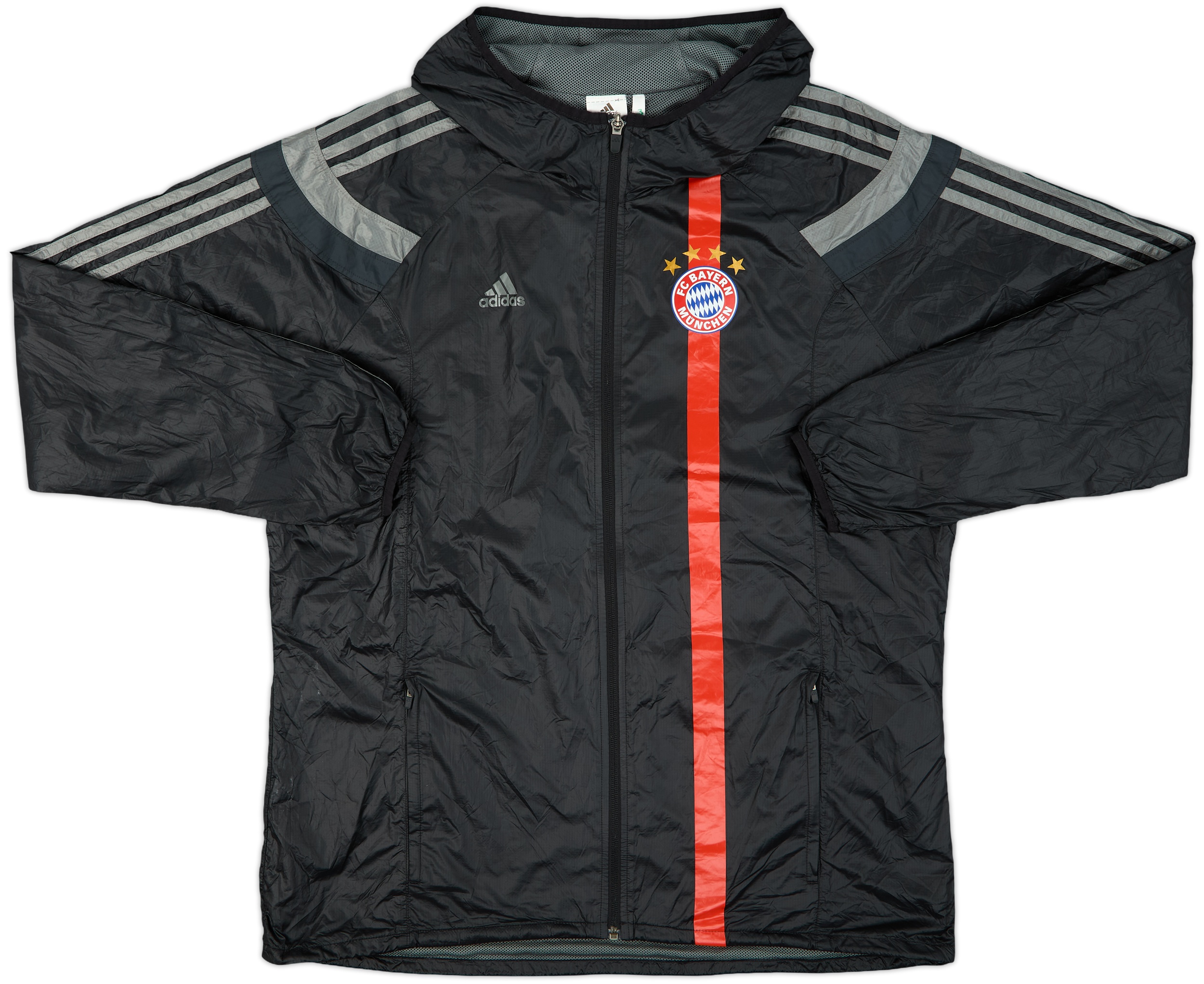 2014-15 Bayern Munich adidas Hooded Rain Jacket - 8/10 - (XL)
