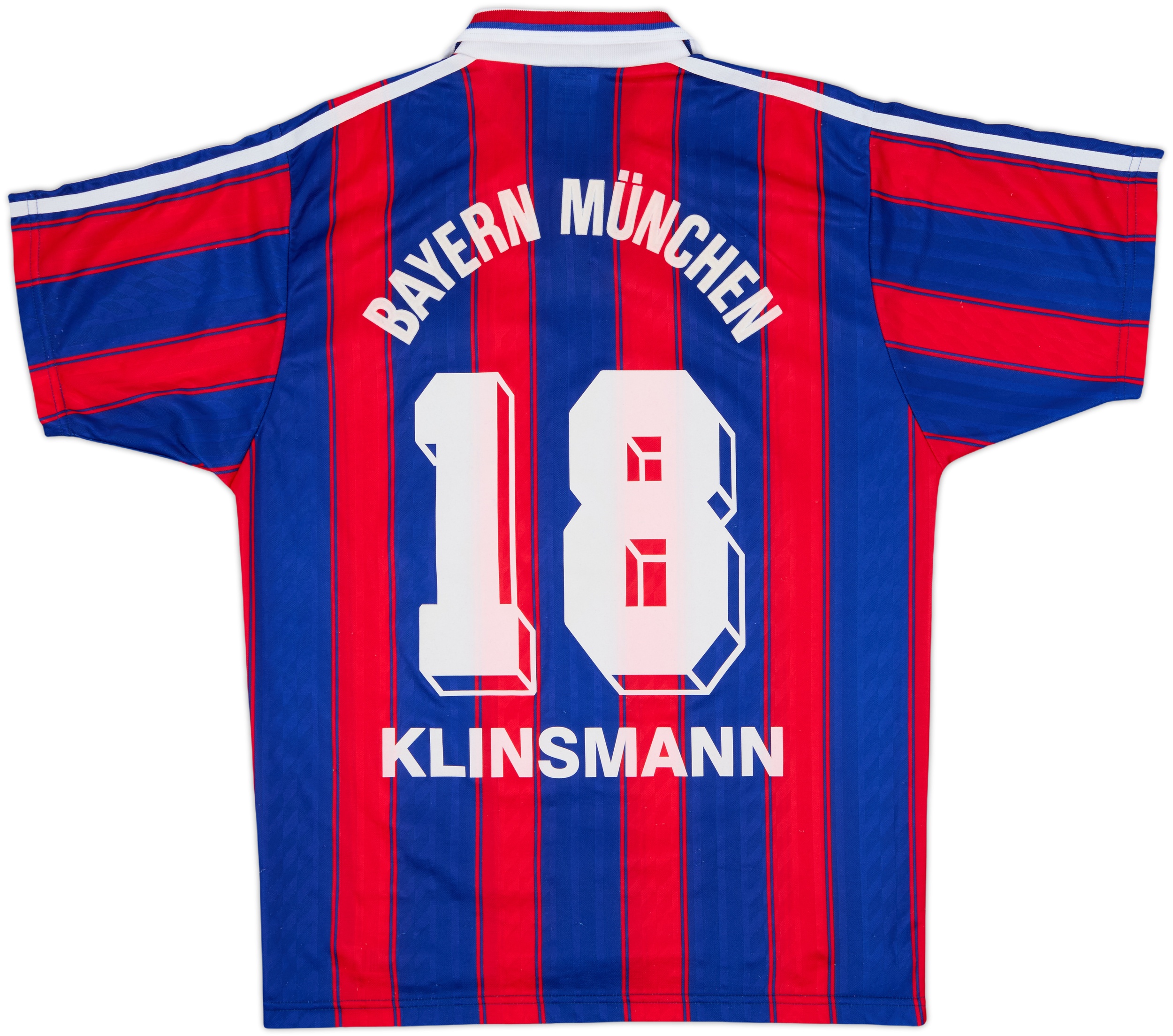 1995-97 Bayern Munich Home Shirt Klinsmann #18 - 9/10 - (S)