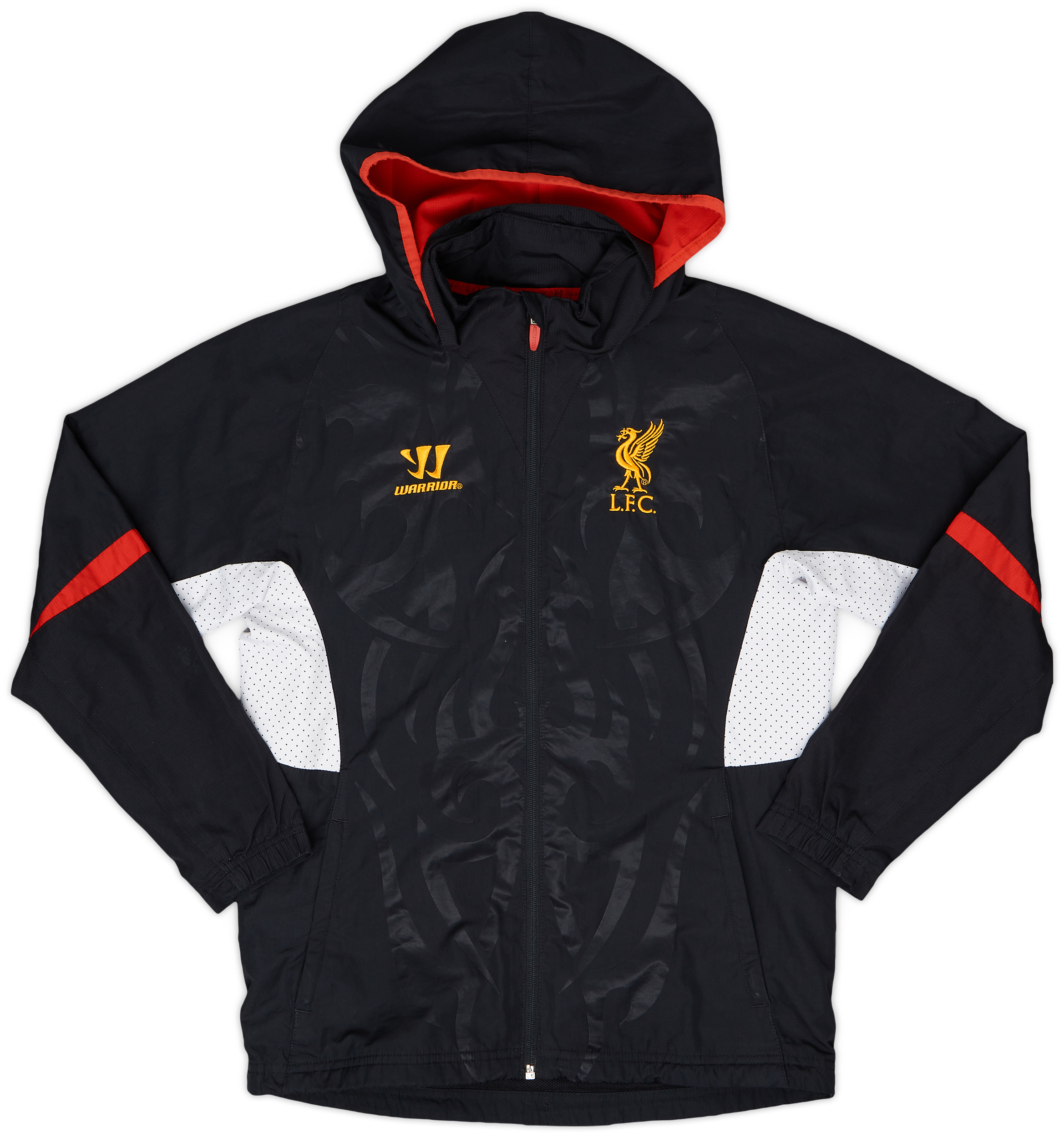2012-13 Liverpool Warrior Hooded Track Jacket - 4/10 - (M.Boys)