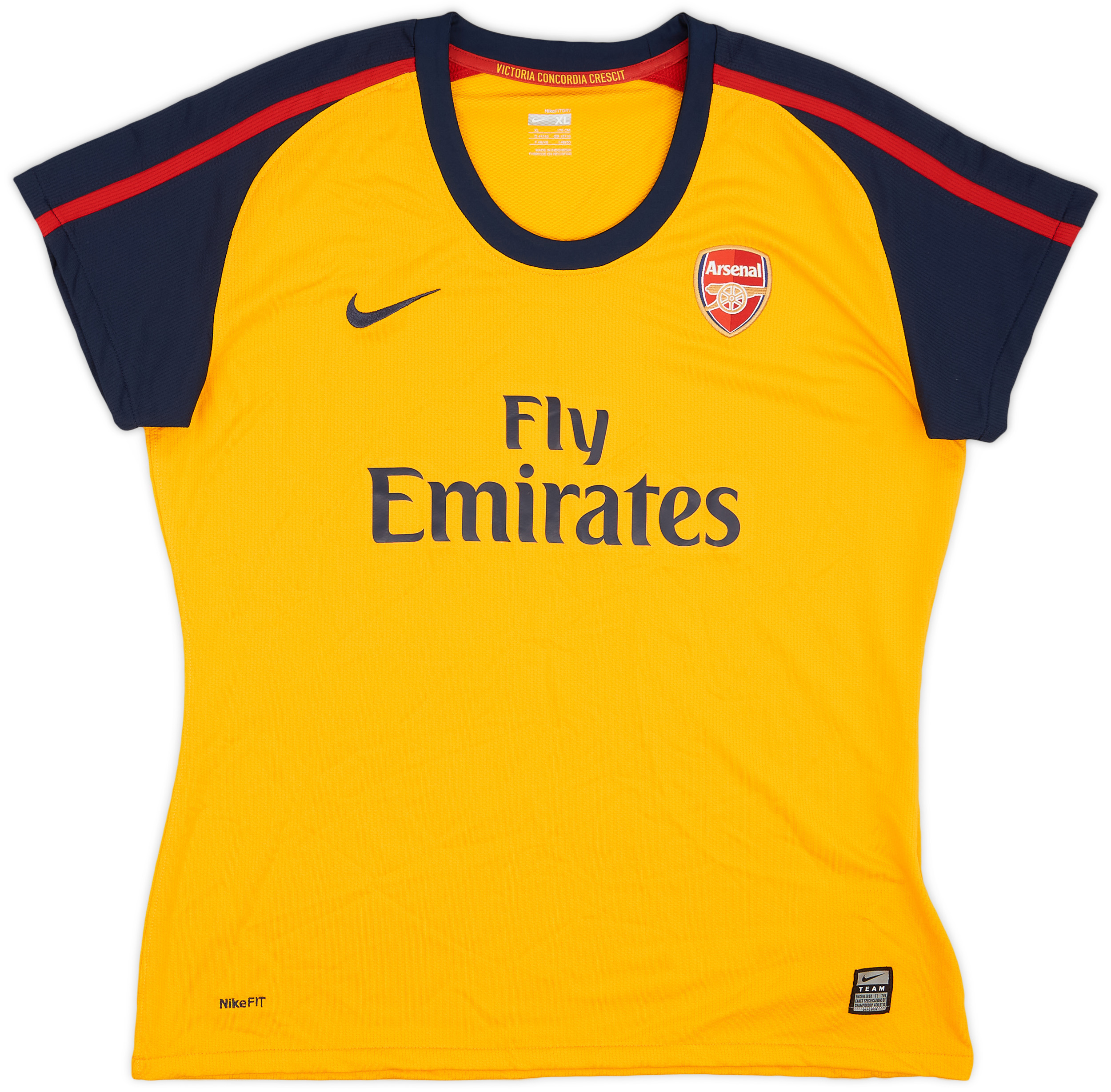2008-09 Arsenal Away Shirt - 9/10 - (Women's XL)