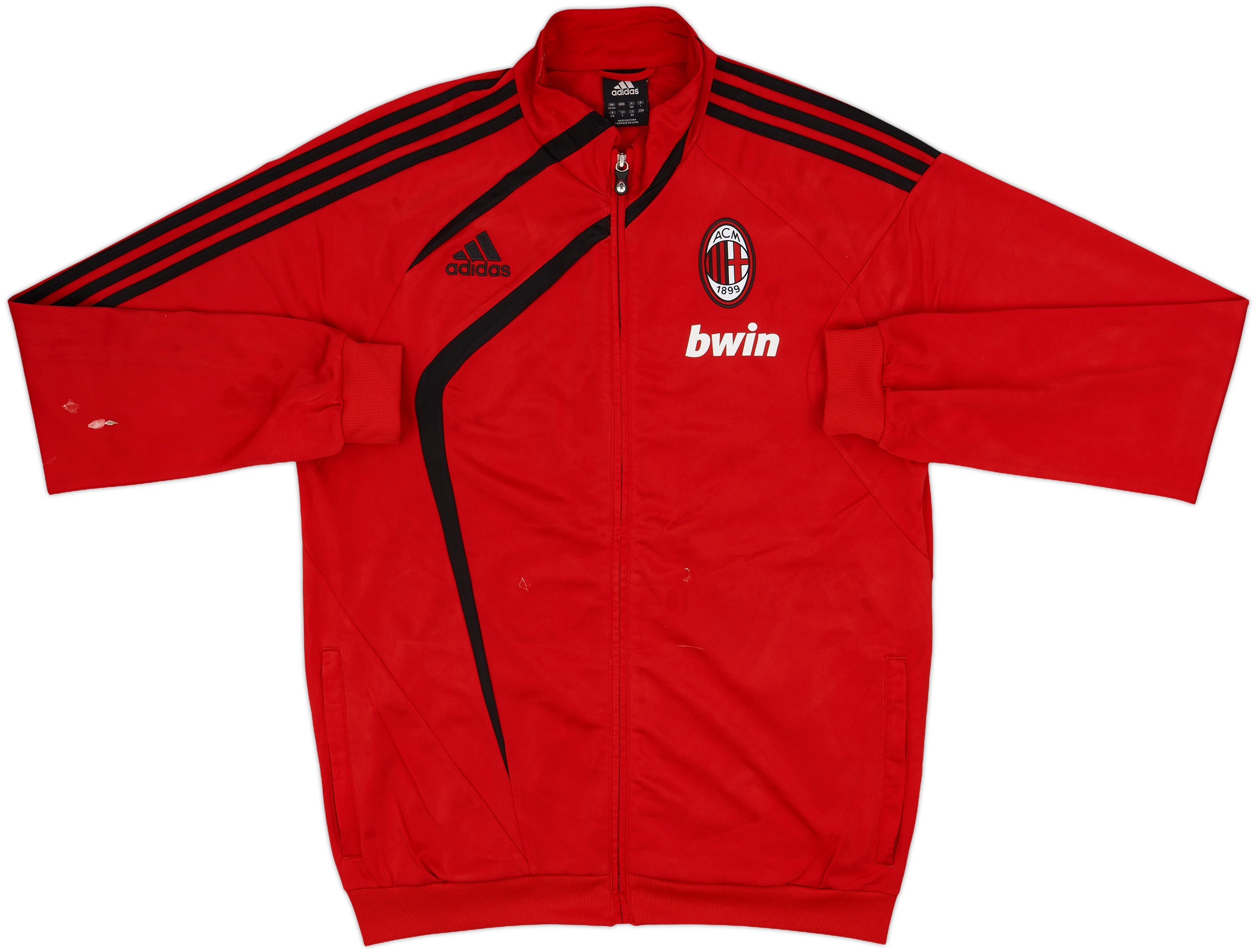 2009-10 AC Milan adidas Track Jacket - 7/10 - (L)