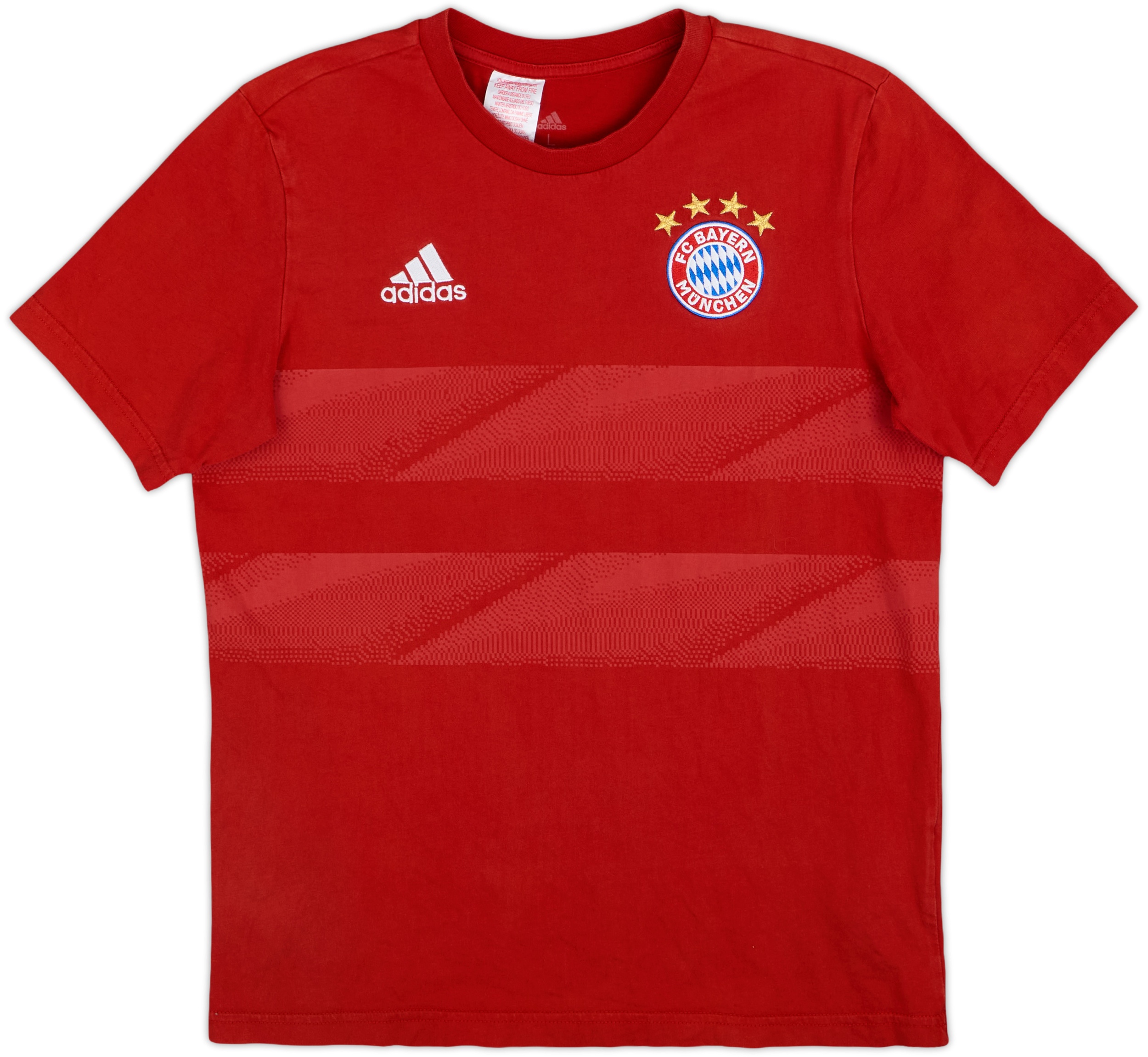 2019-20 Bayern Munich adidas Cotton Tee - 9/10 - (L.Boys)