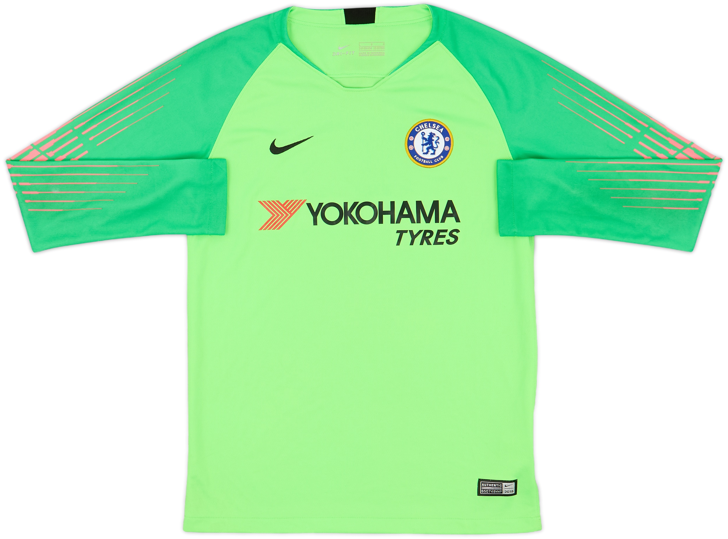 2018-19 Chelsea GK Shirt - 7/10 - (L.Boys)