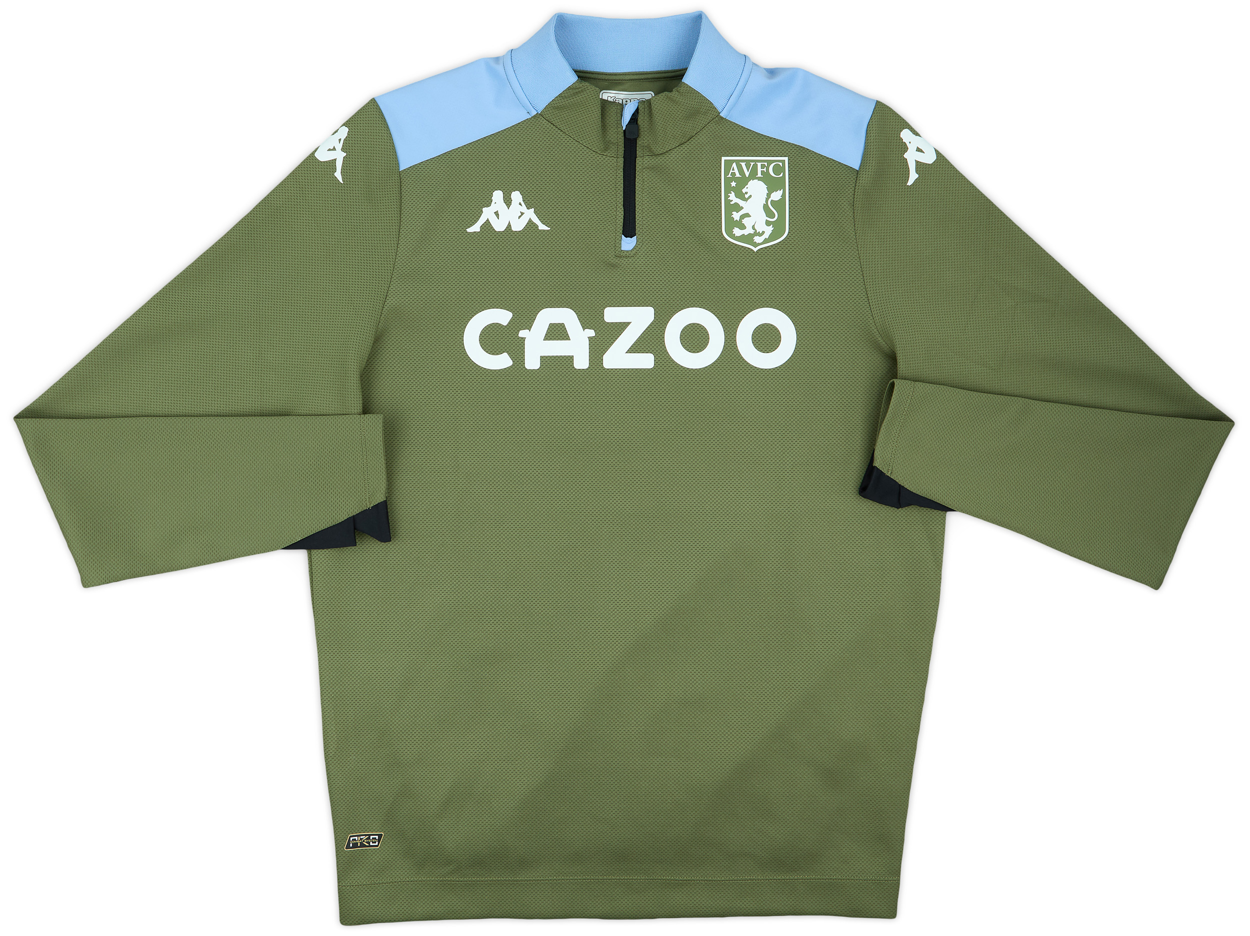 2020-21 Aston Villa Player Issue 1/4 Zip Training Top - 10/10 - (XL)