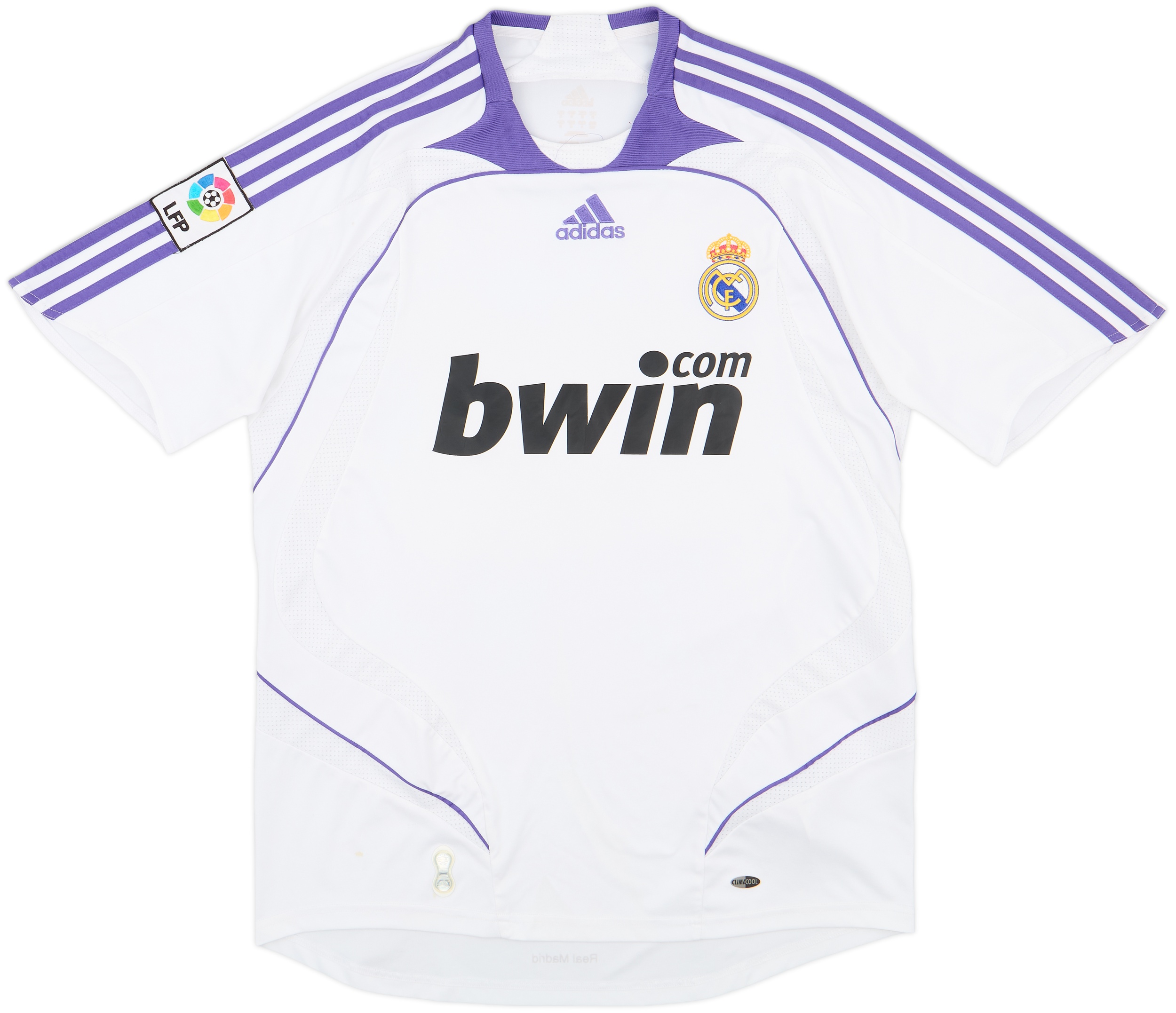 2007-08 Real Madrid Home Shirt - 8/10 - (M)