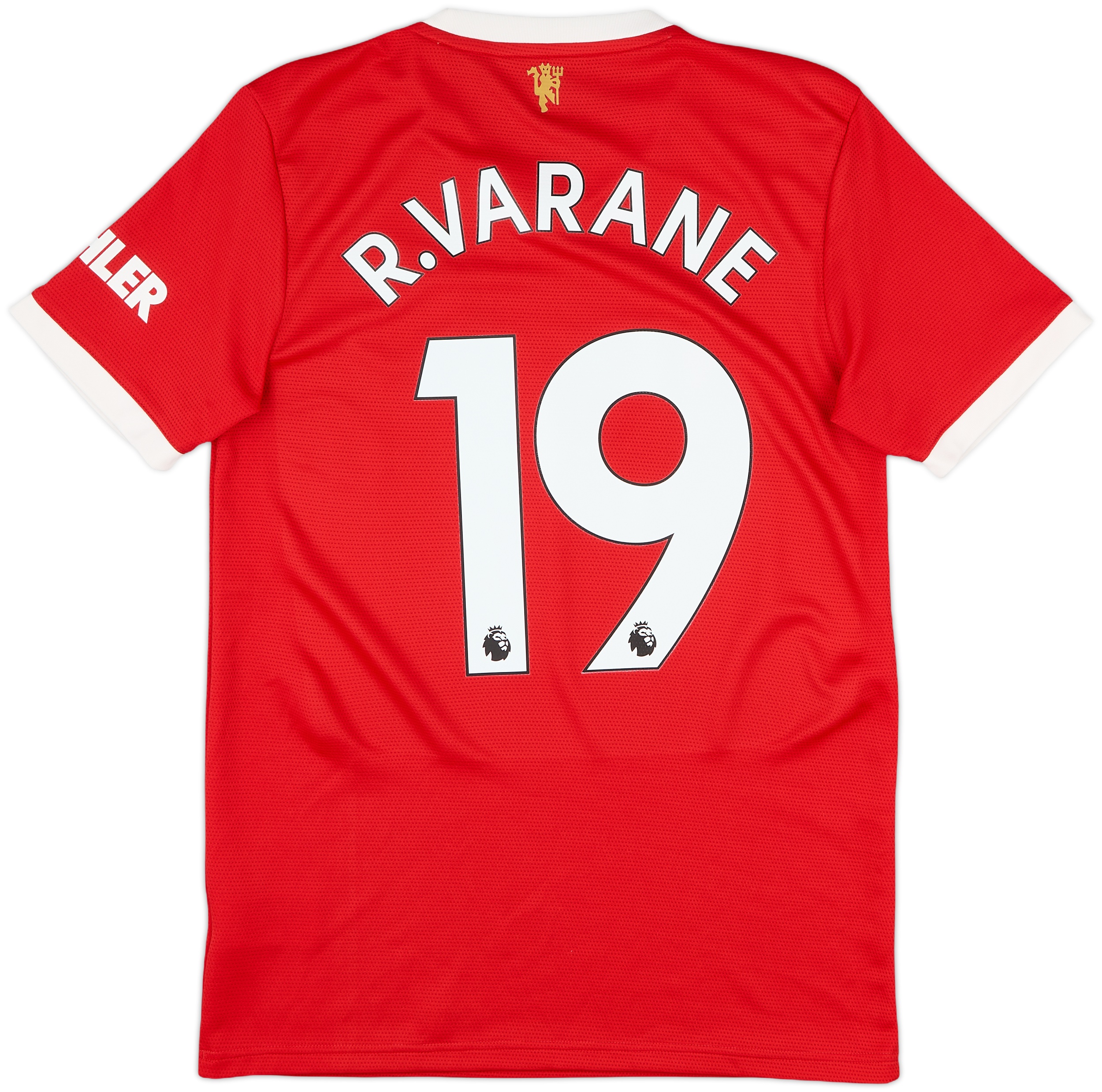 2021-22 Manchester United Home Shirt Varane #19 - 9/10 - (S)
