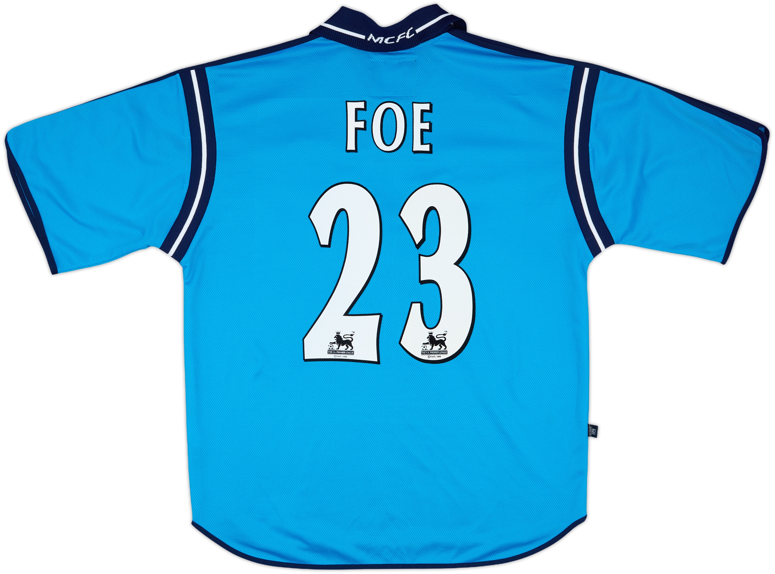 2002-03 Manchester City Home Shirt Foe #23 - 9/10 - (M)