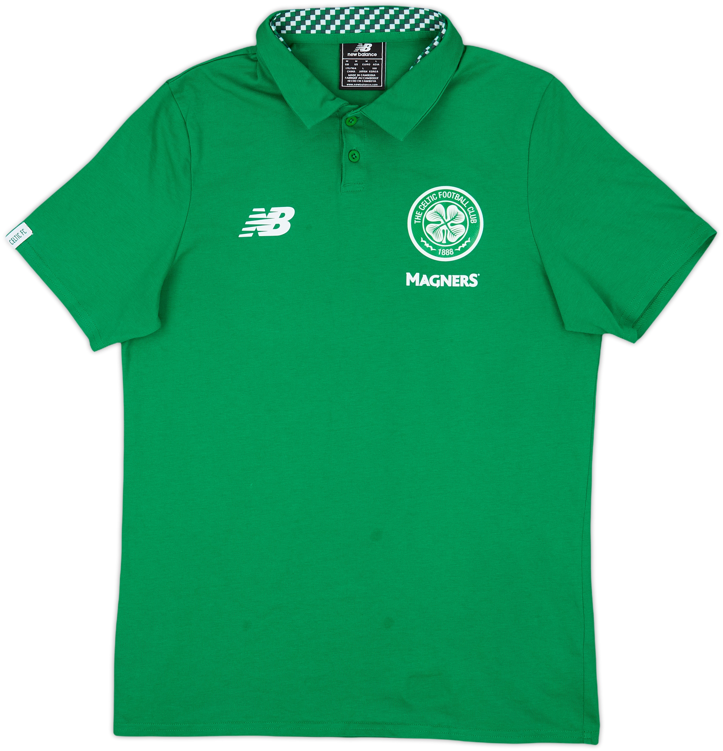 2017-18 Celtic New Balance Polo Shirt - 7/10 - (M)