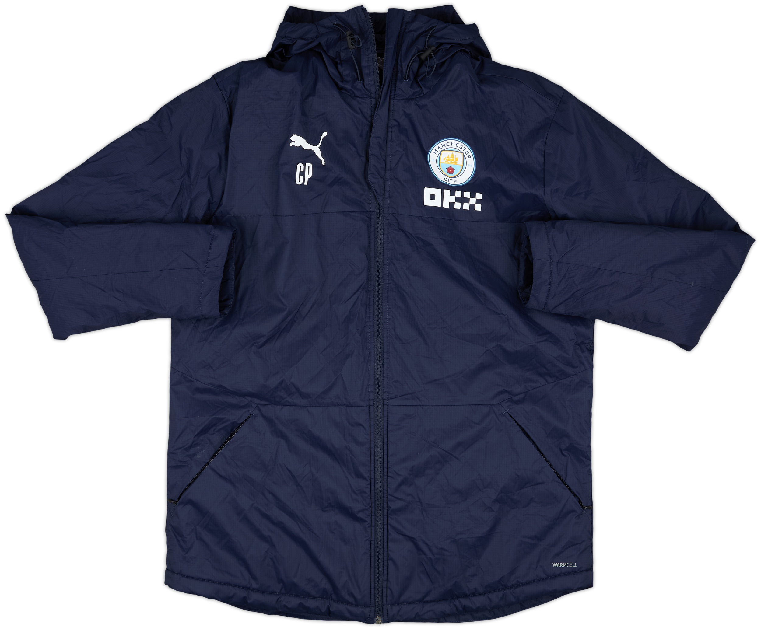 2022-23 Manchester City Puma Staff Issue Padded Bench Coat CP - 7/10 - (L)