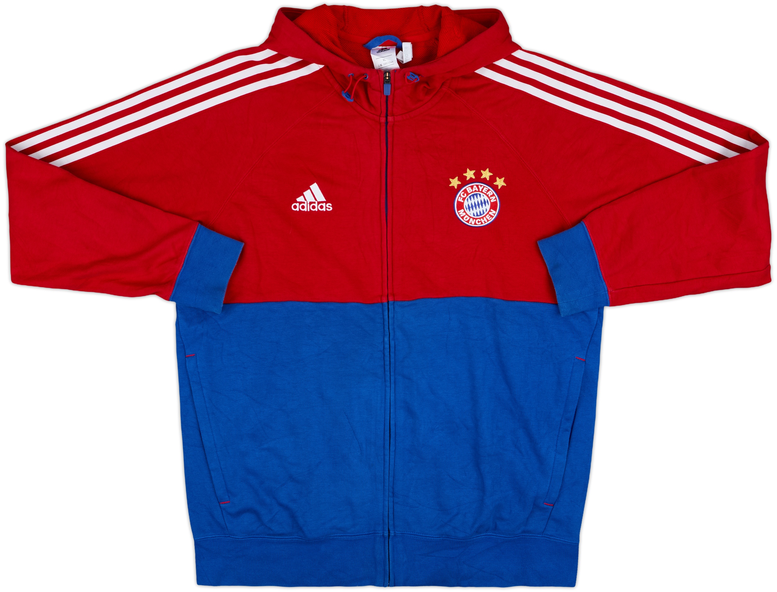 2014-15 Bayern Munich adidas Hooded Track Jacket - 7/10 - (L)