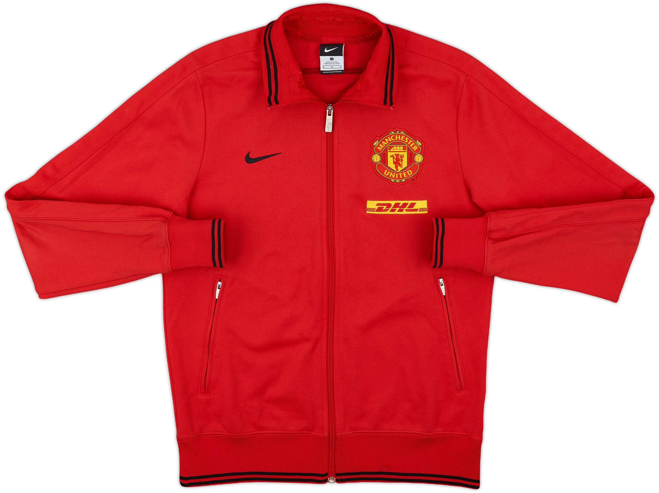 2012-13 Manchester United Nike Track Jacket - 8/10 - (M)