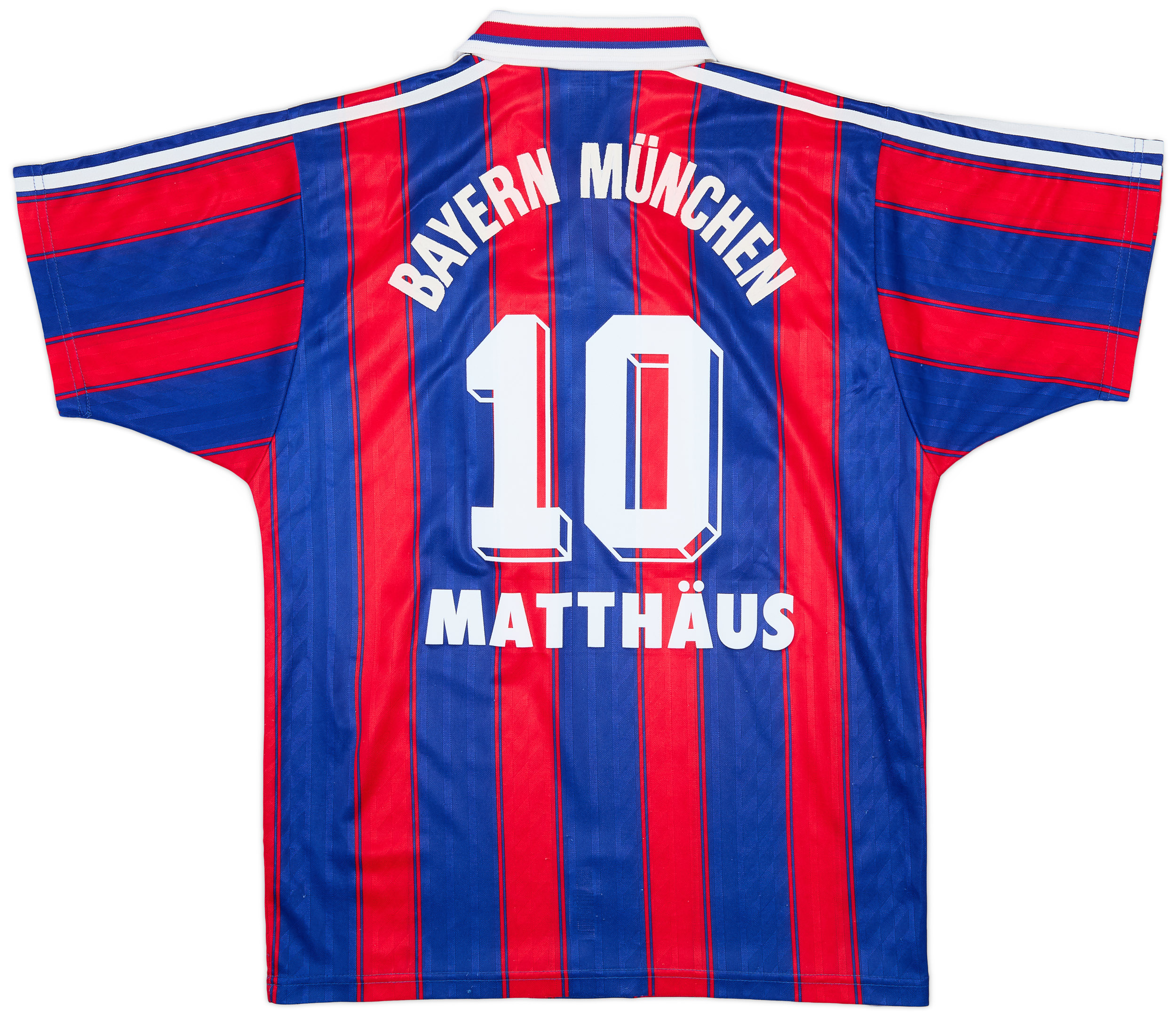 1995-97 Bayern Munich Home Shirt Matthaus #10 - 8/10 - (S)