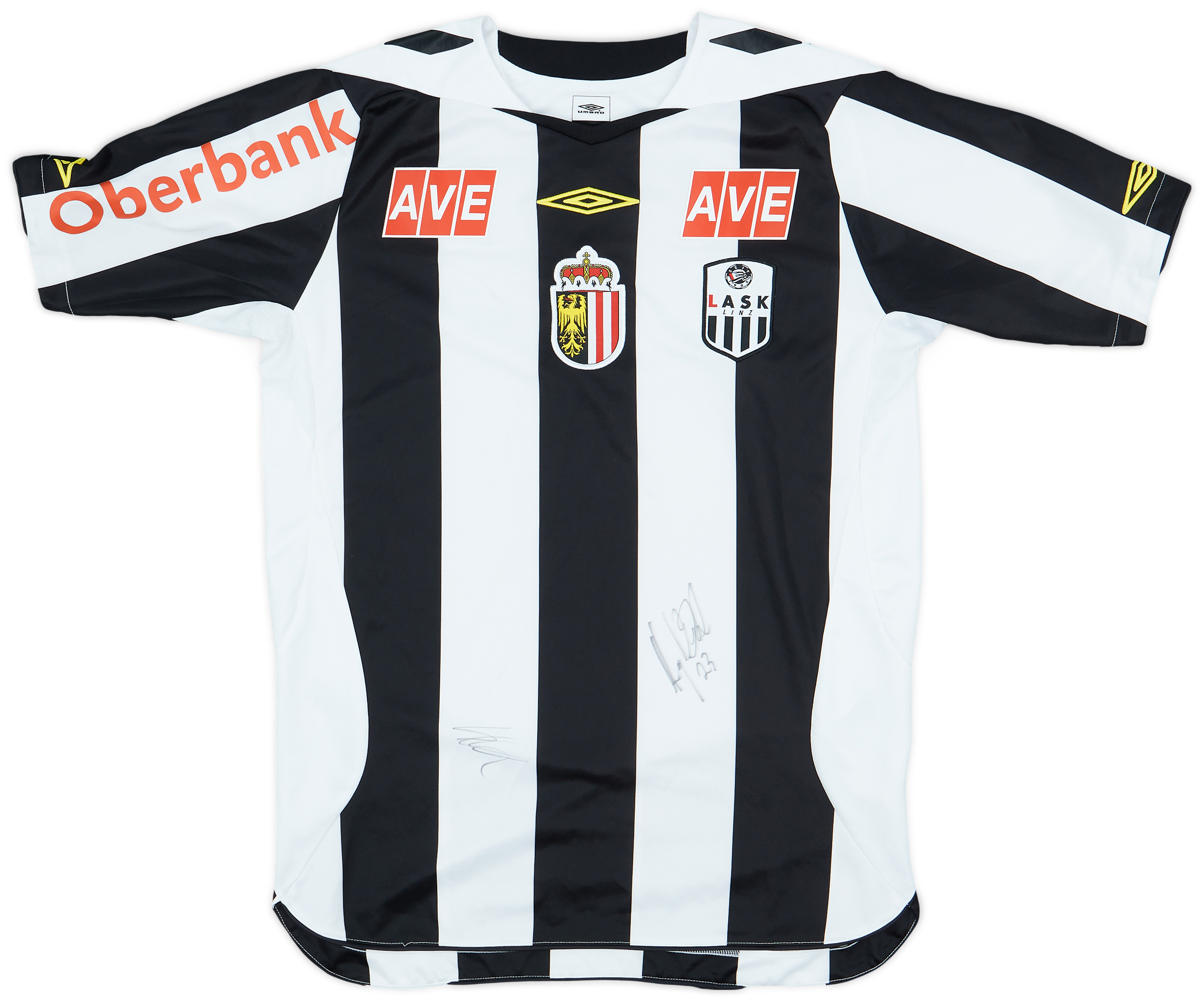2007-08 LASK Linz Signed Home Shirt - 8/10 - (M)