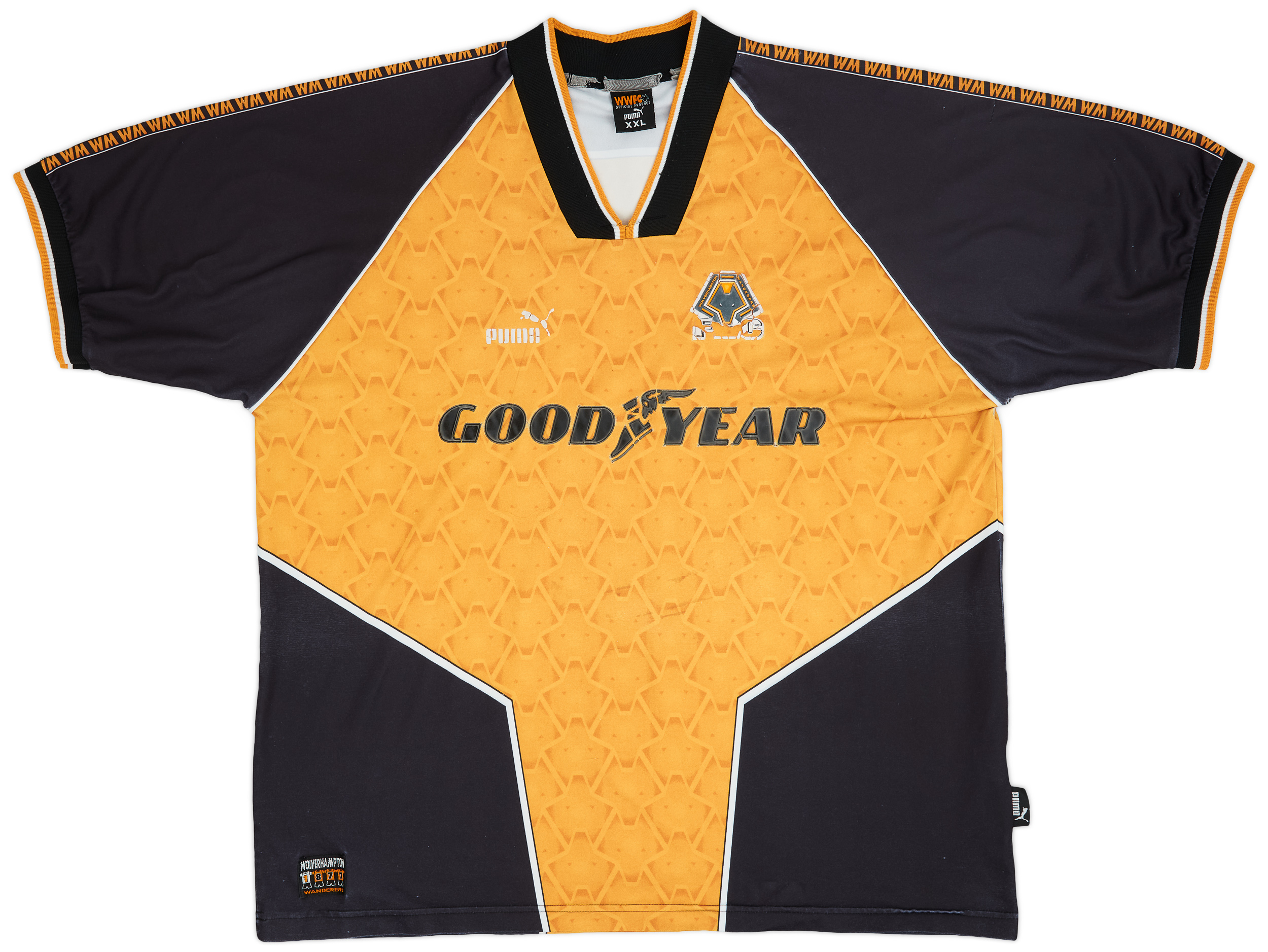 1996-98 Wolves Home Shirt - 3/10 - (XXL)