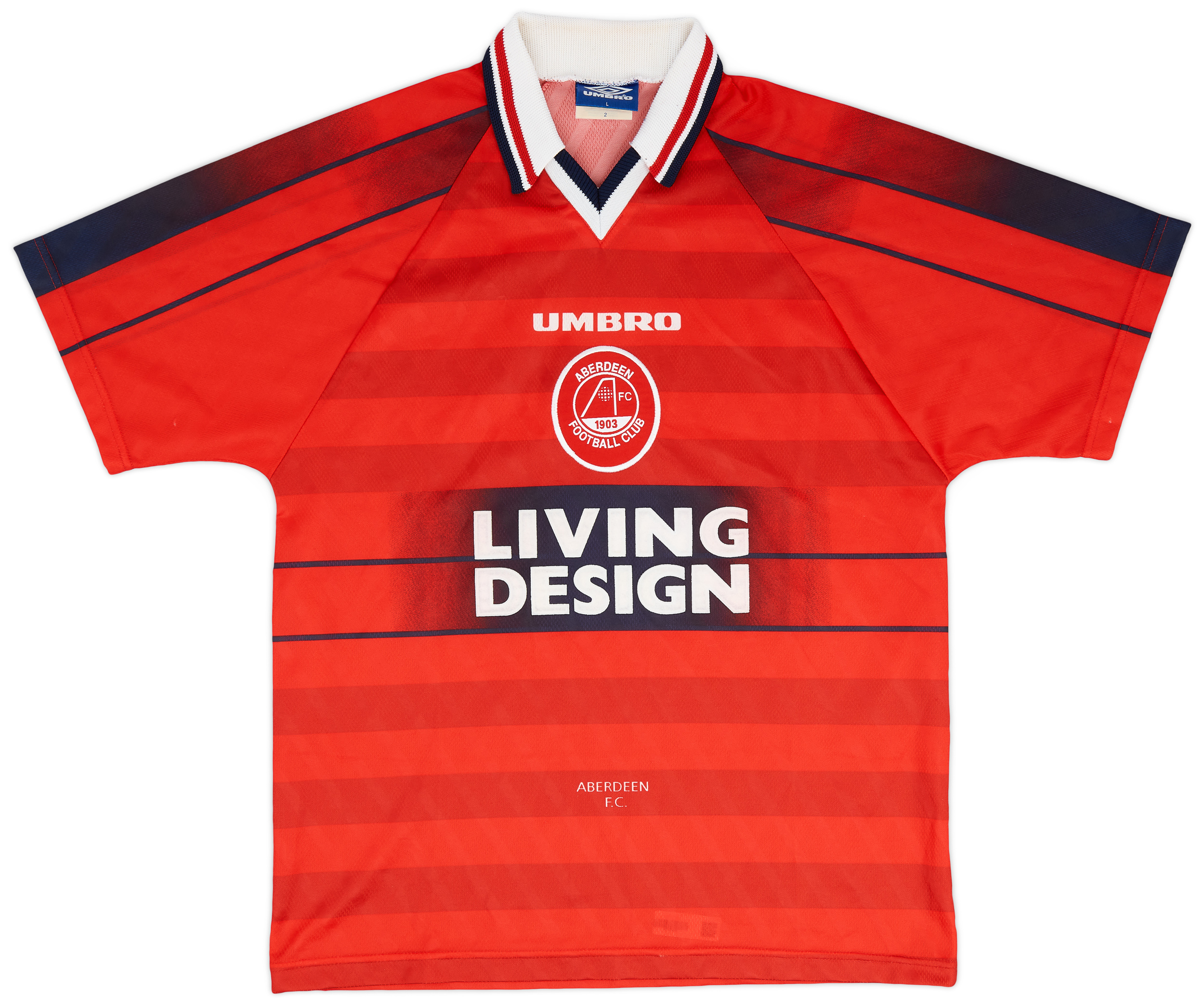 1996-97 Aberdeen Home Shirt - 9/10 - (L)