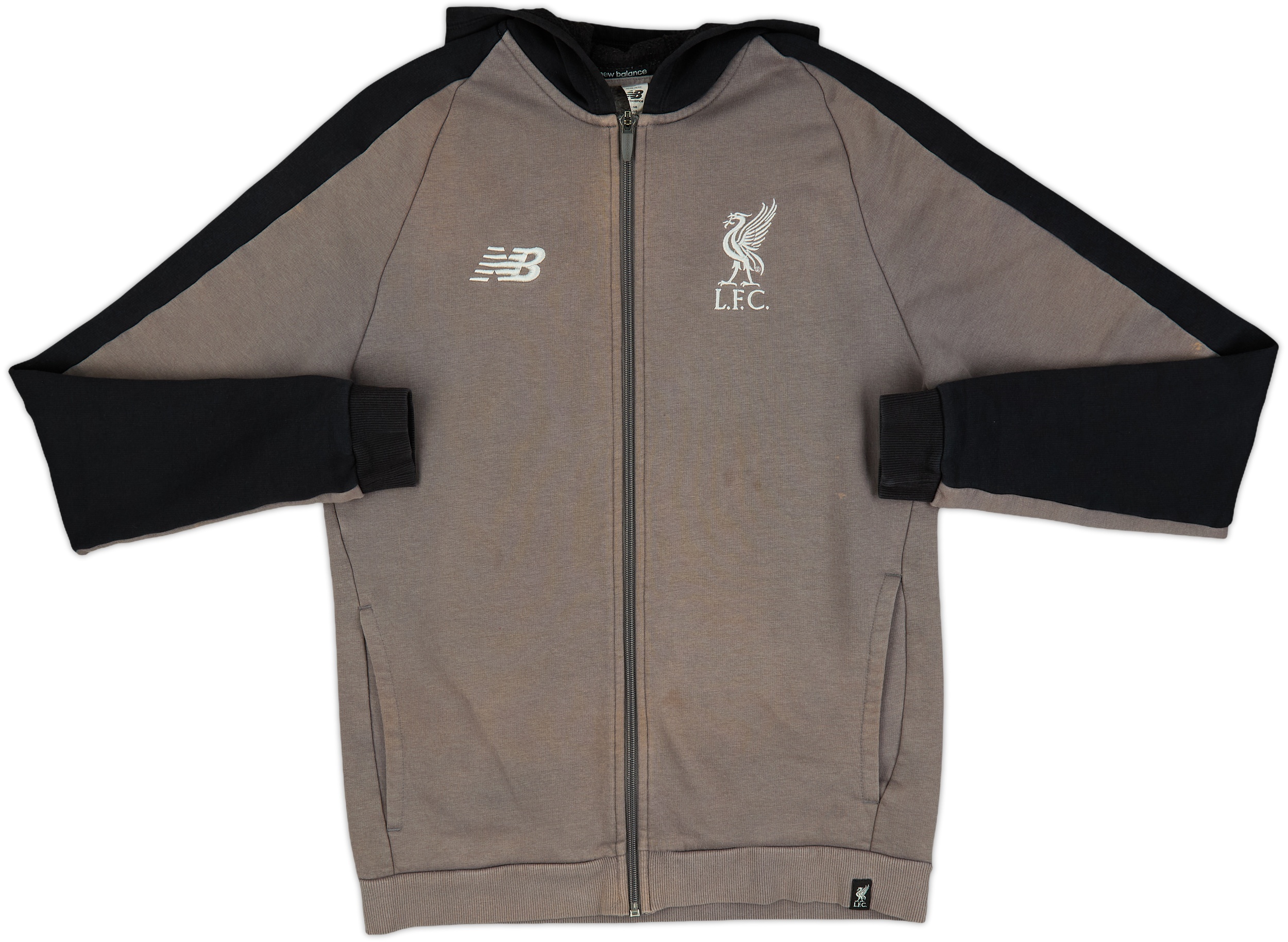 2018-19 Liverpool New Balance Hooded Track Jacket - 5/10 - (S)