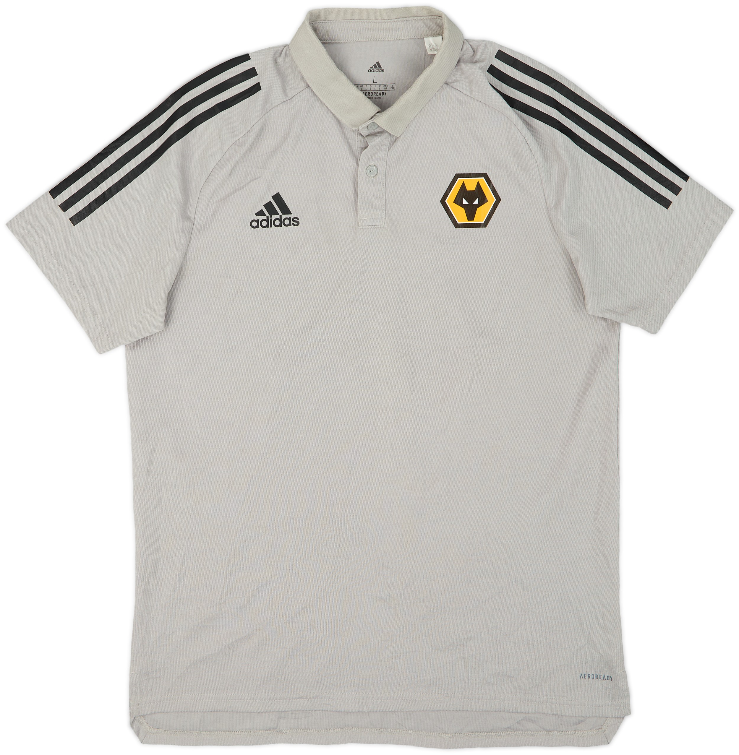 2020-21 Wolves adidas Polo Shirt - 8/10 - (L)