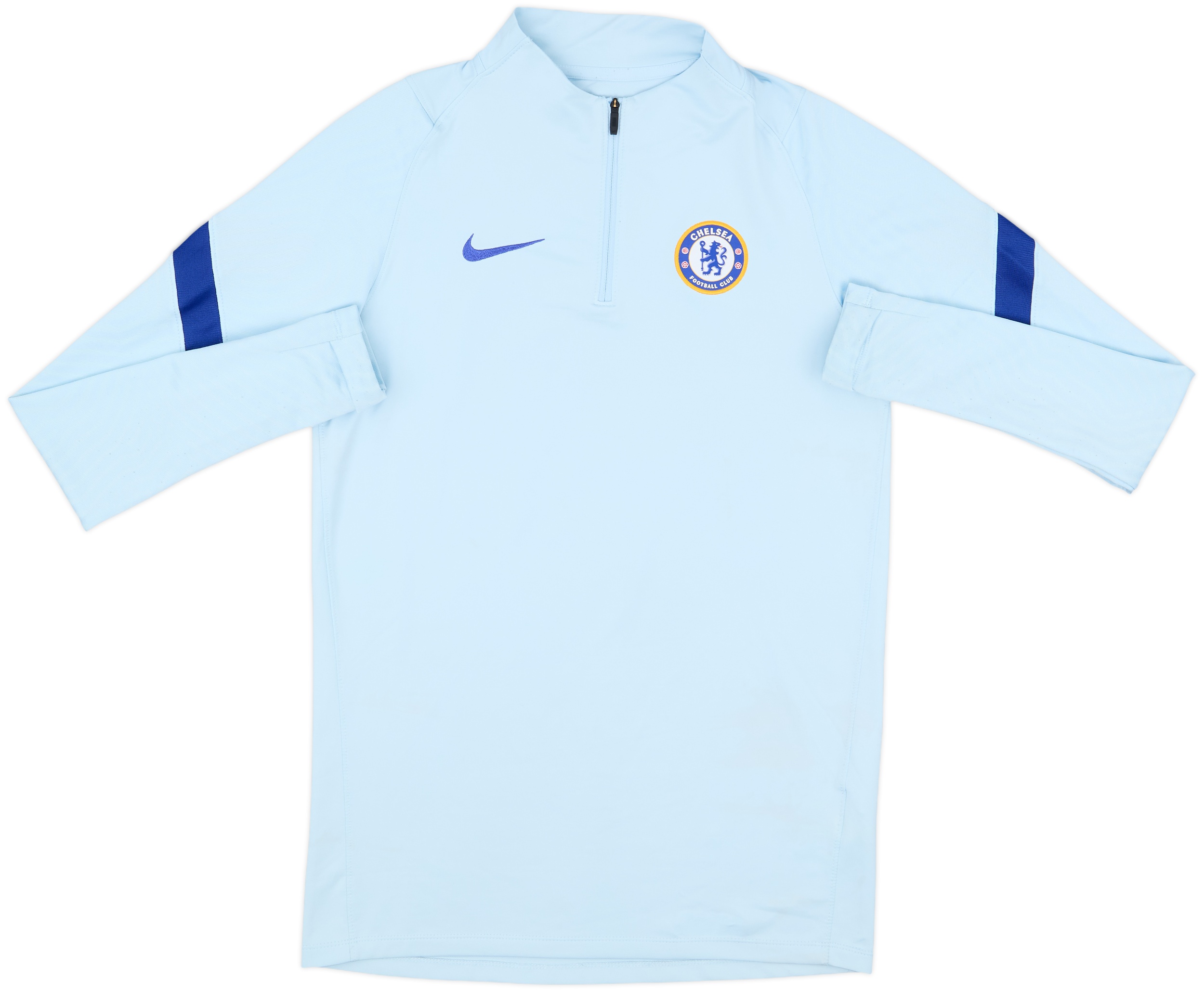 2020-21 Chelsea Nike 1/4 Zip Drill Top - 6/10 - (S)